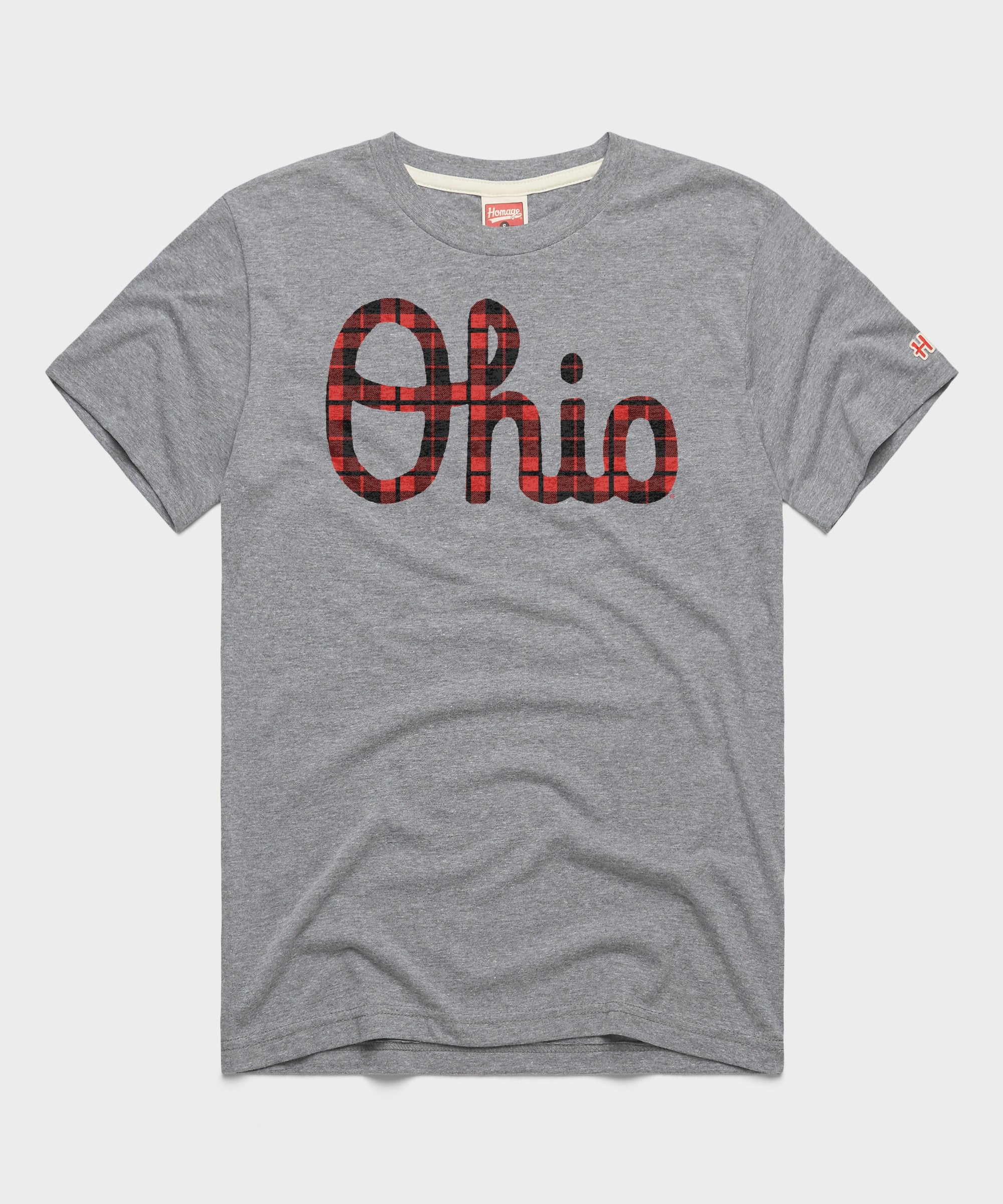 Script Ohio Plaid | Retro Ohio State University T-Shirt – HOMAGE