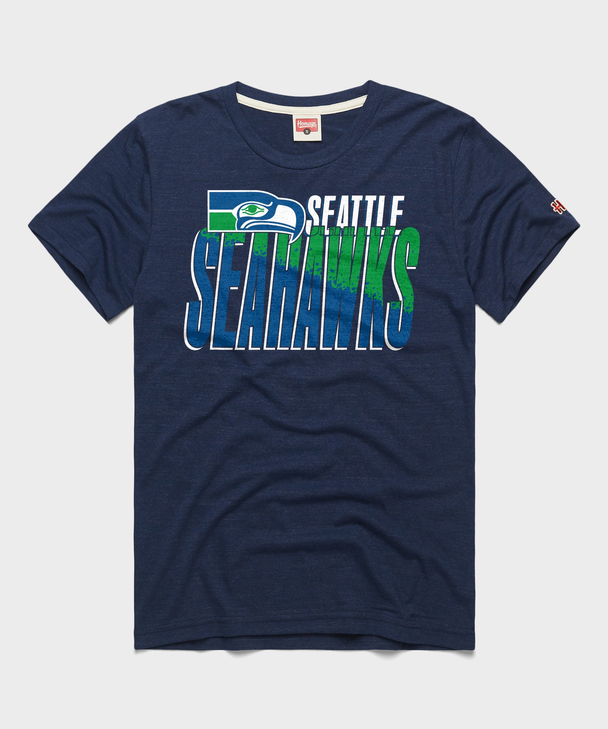 Seattle Seahawks Color Splash | Retro Seattle Seahawks T-Shirt – HOMAGE