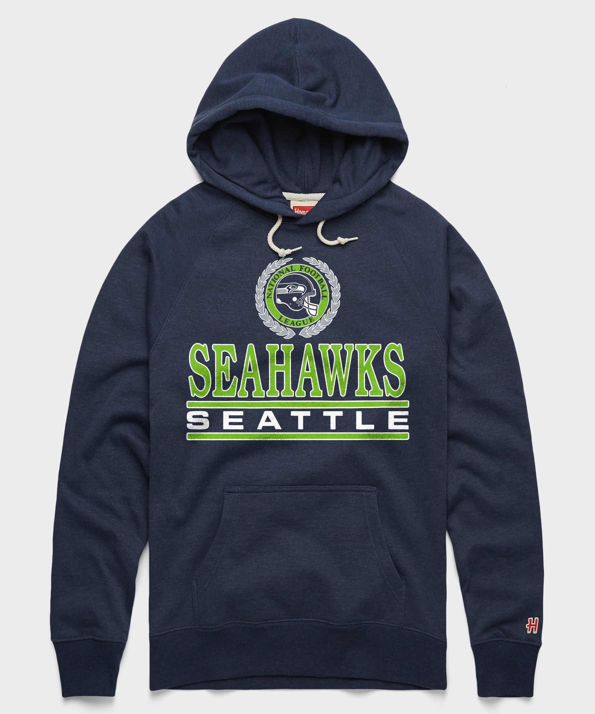 Seattle Seahawks Crest Hoodie Sweatshirt | Vintage-Inspired Crest Gear ...