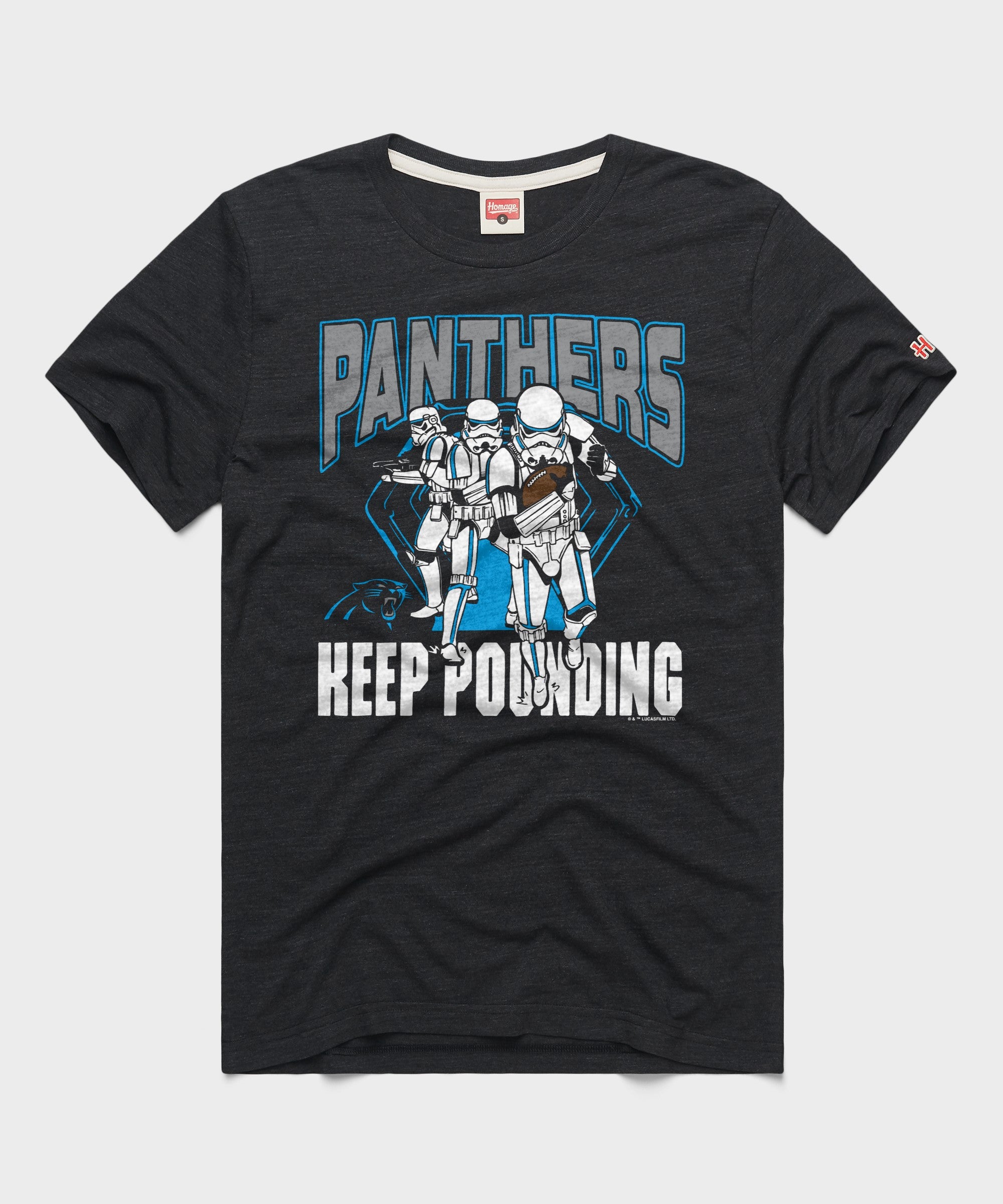 Star Wars x Carolina Panthers Dark Side | Retro NFL T-Shirt – HOMAGE