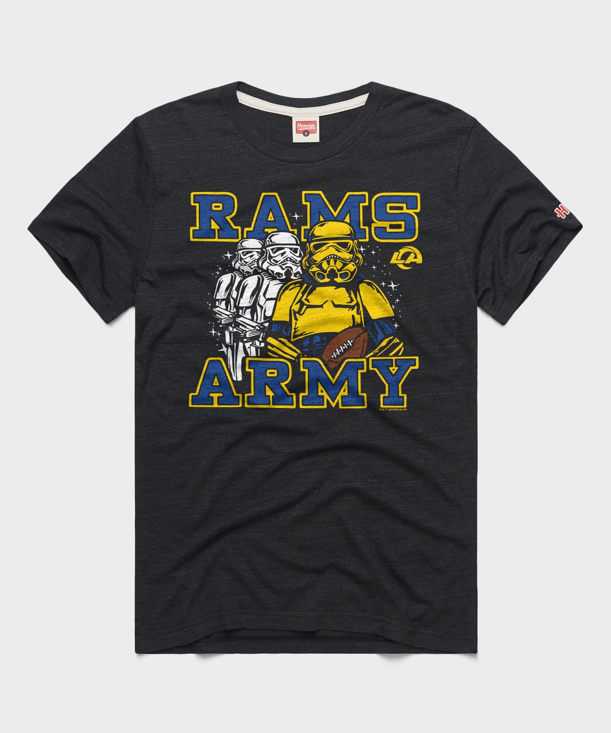 Star Wars x Los Angeles Rams Dark Side | Retro NFL T-Shirt – HOMAGE
