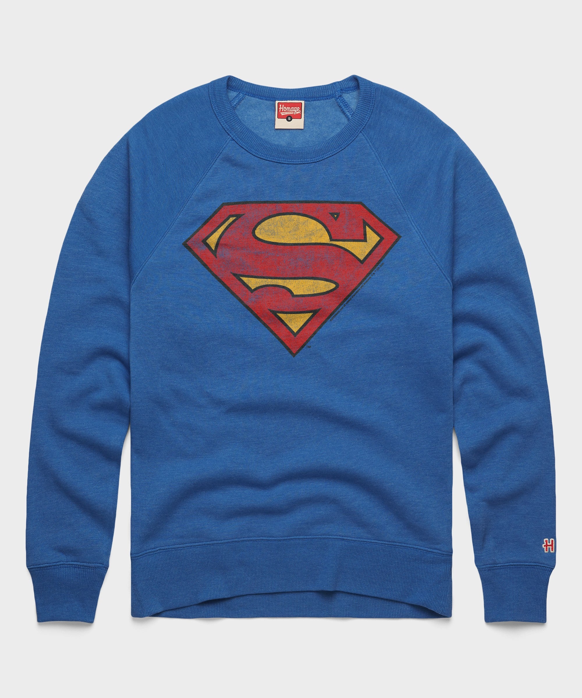 Superman Logo Crewneck | Retro Superman Sweatshirt – HOMAGE
