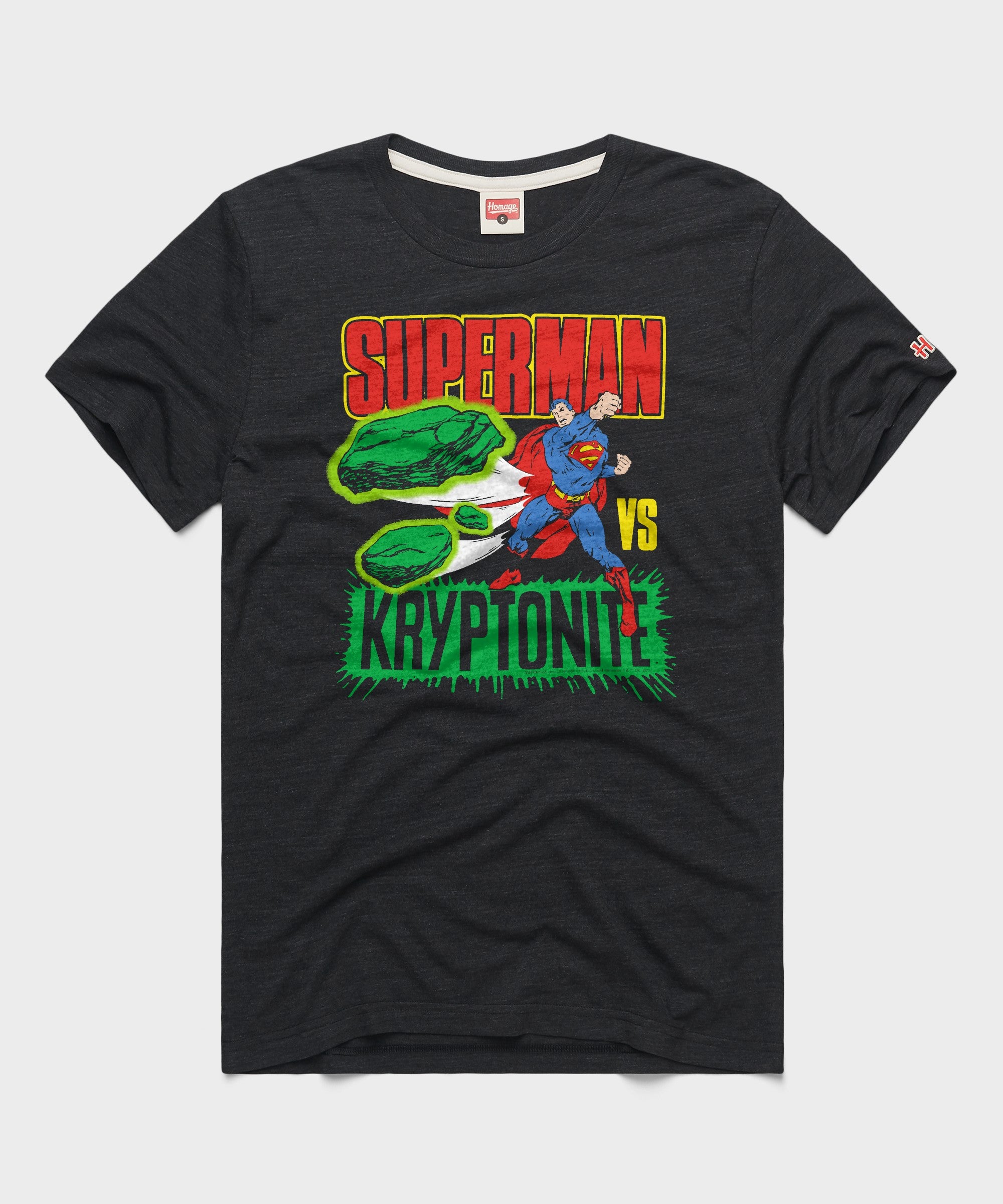 Superman Vs. Kryptonite | Retro Superhero T-Shirt – HOMAGE