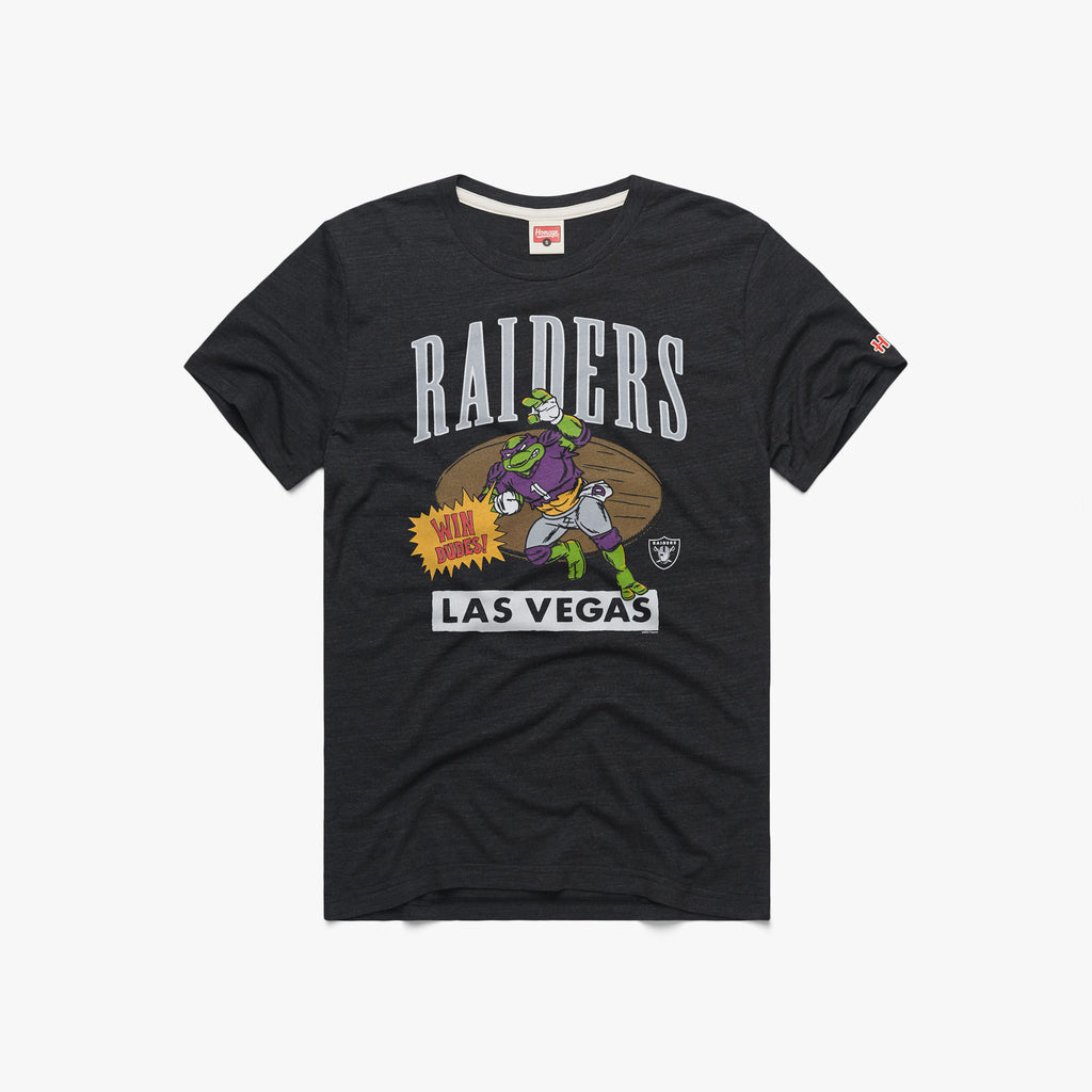 TMNT Donatello x Las Vegas Raiders | Retro NFL Nickelodeon T-Shirt – HOMAGE