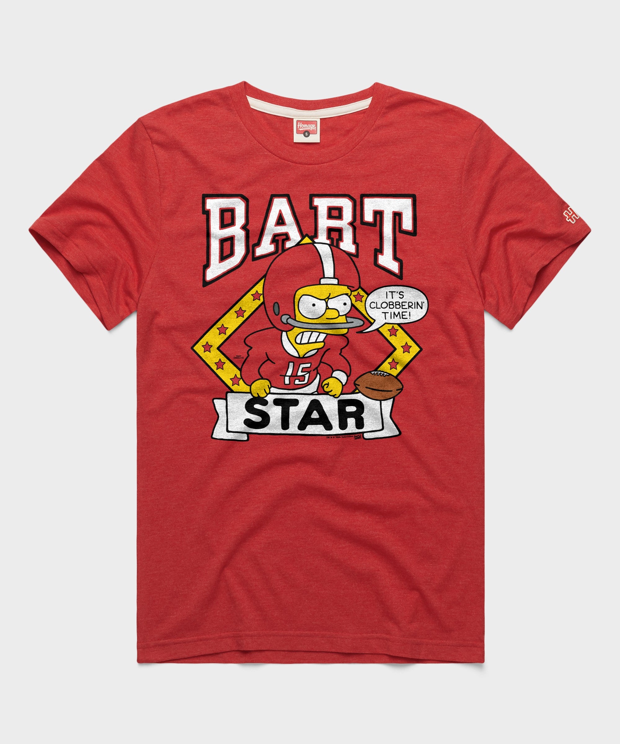 The Simpsons Bart Star | Retro Simpsons T-Shirt – HOMAGE