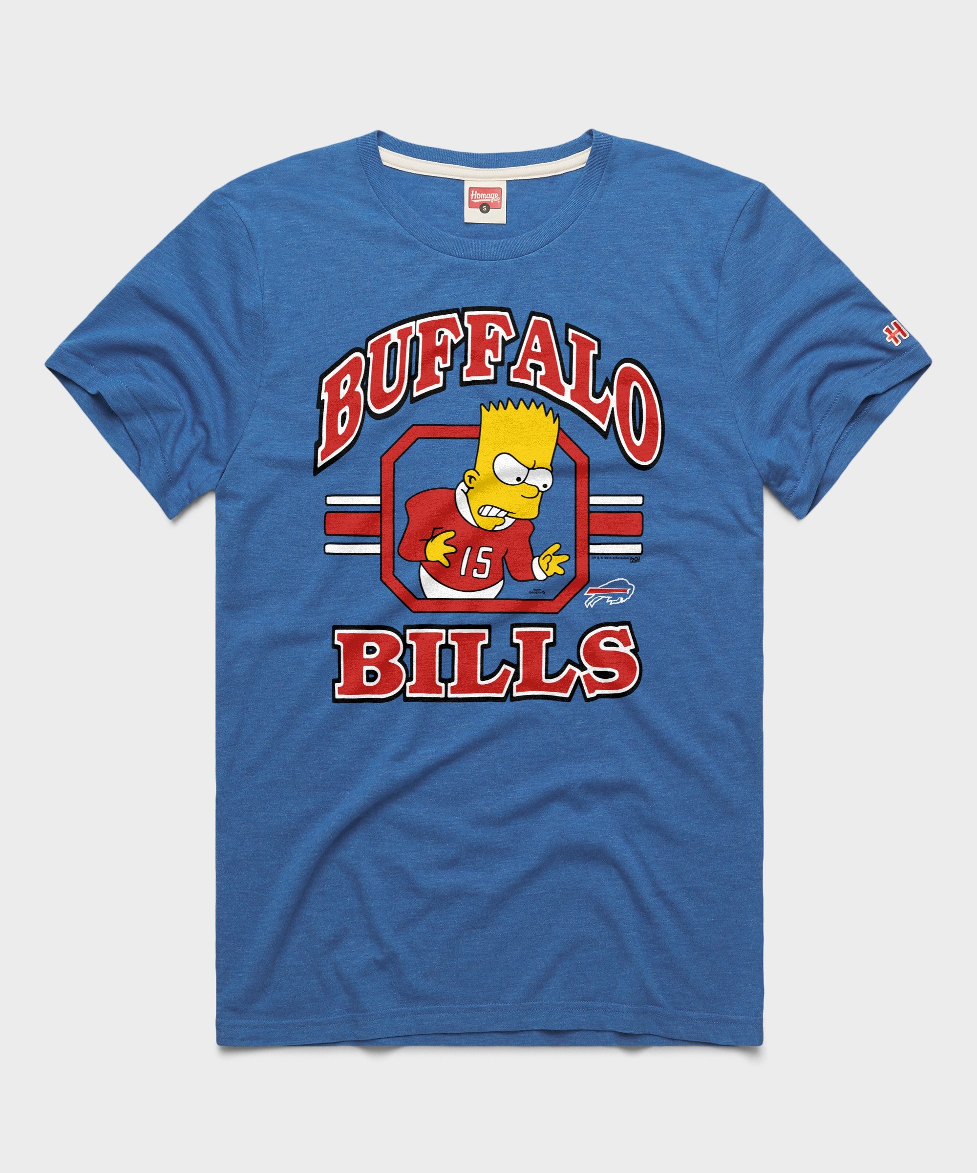 The Simpsons Bart x Buffalo Bills | Retro NFL Simpsons T-Shirt – HOMAGE