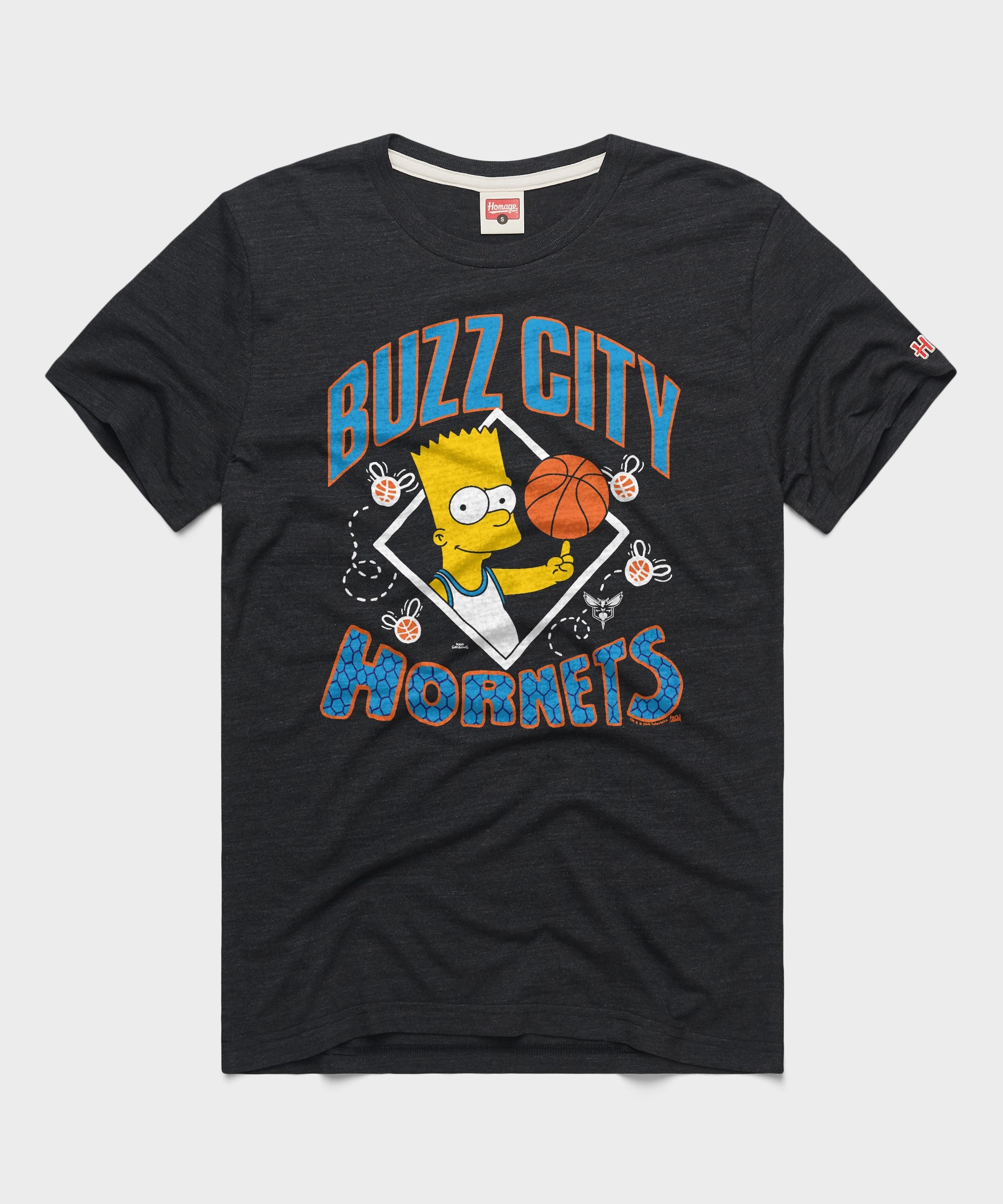 The Simpsons Bart x Charlotte Hornets | Men's NBA T-Shirt – HOMAGE
