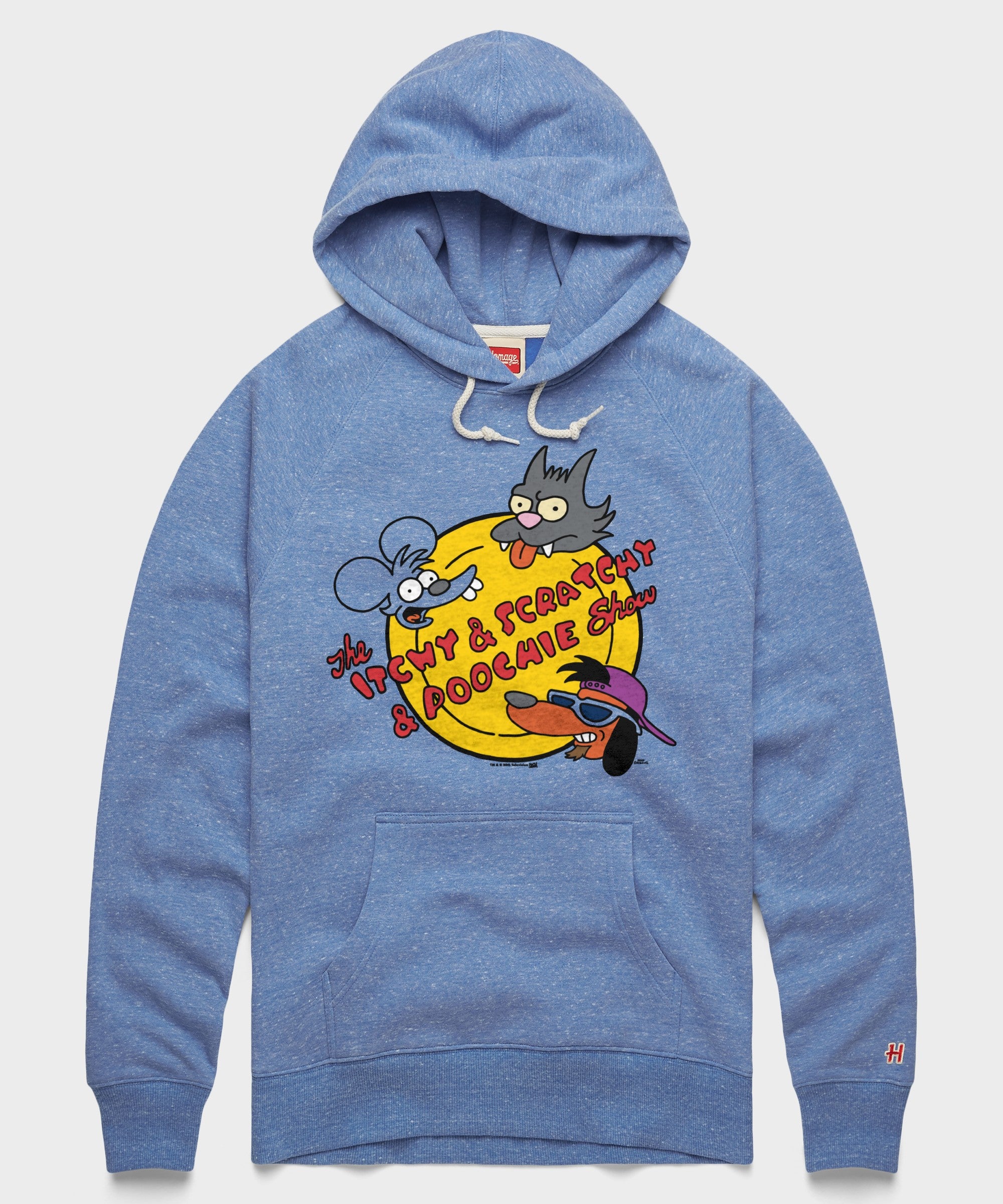 The Simpsons The Itchy And Scratchy And Poochie Show Hoodie | Retro ...