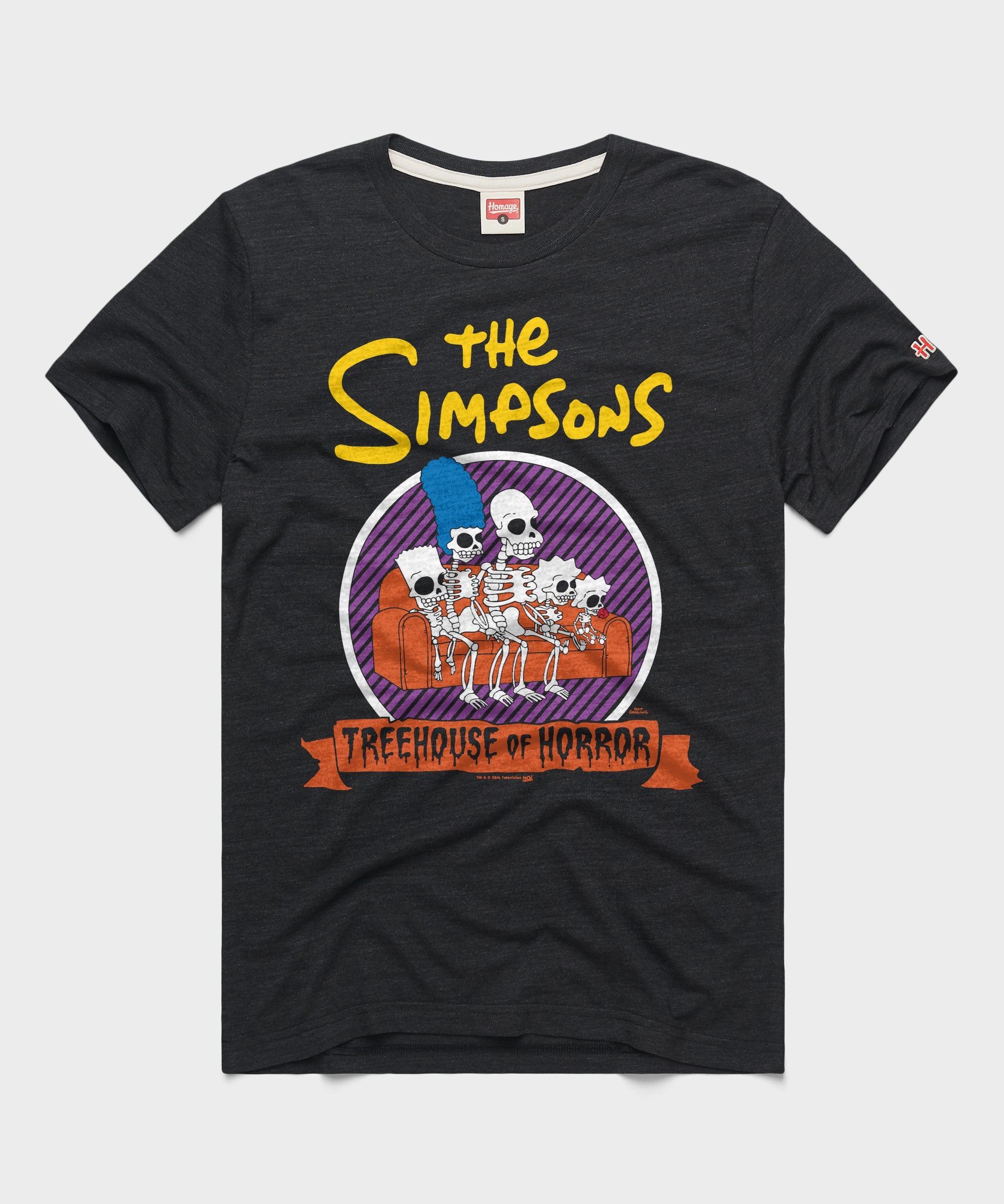 The Simpsons Treehouse Of Horror | Retro Simpsons T-Shirt – HOMAGE