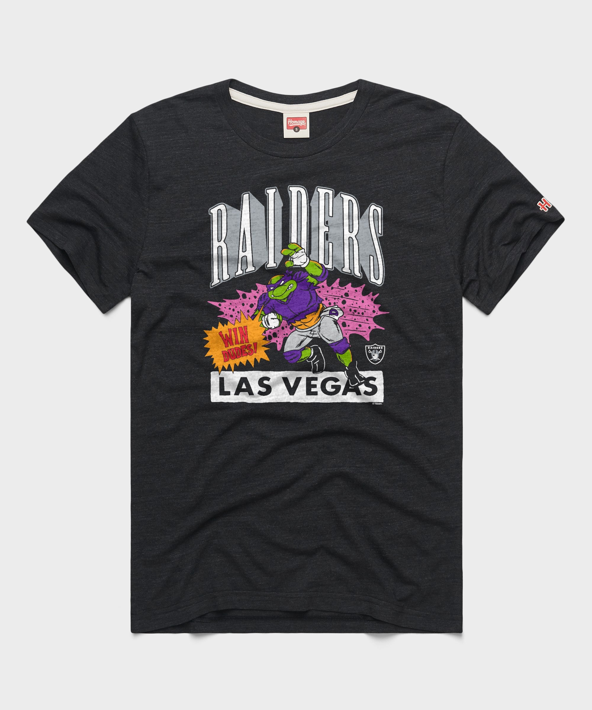 TMNT Donatello x Las Vegas Raiders | Retro NFL T-Shirt – HOMAGE