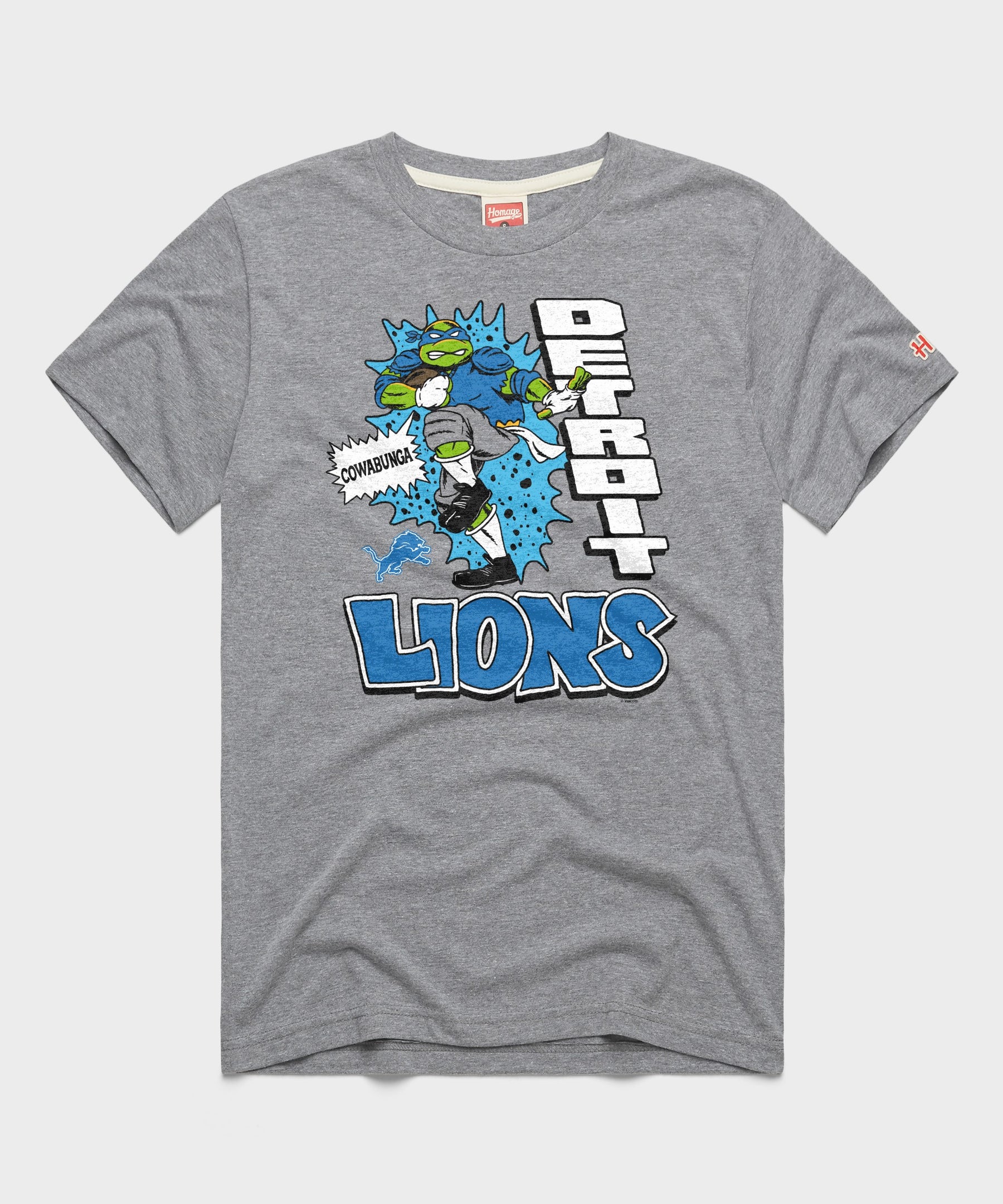 TMNT Leonardo x Detroit Lions | Retro NFL T-Shirt – HOMAGE