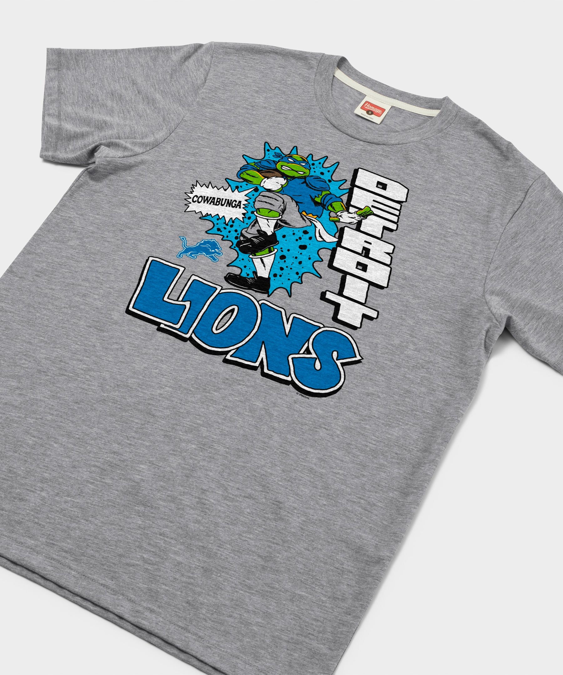 TMNT Leonardo x Detroit Lions | Retro NFL T-Shirt – HOMAGE