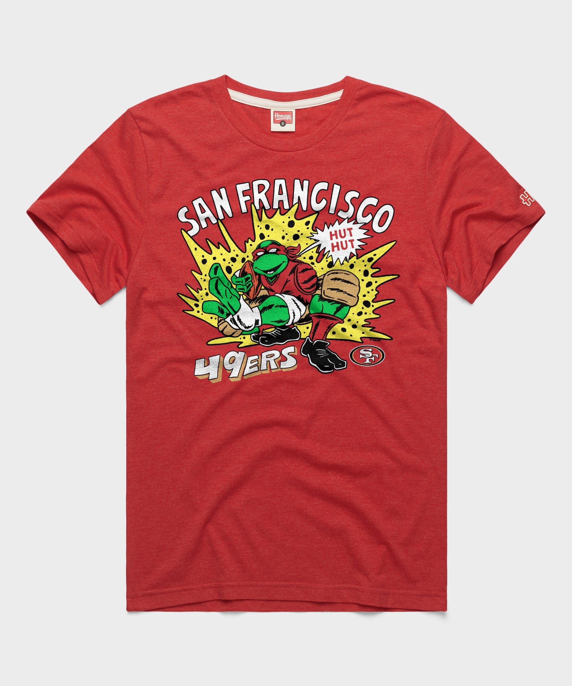 TMNT Raphael x San Francisco 49ers | Retro NFL T-Shirt – HOMAGE