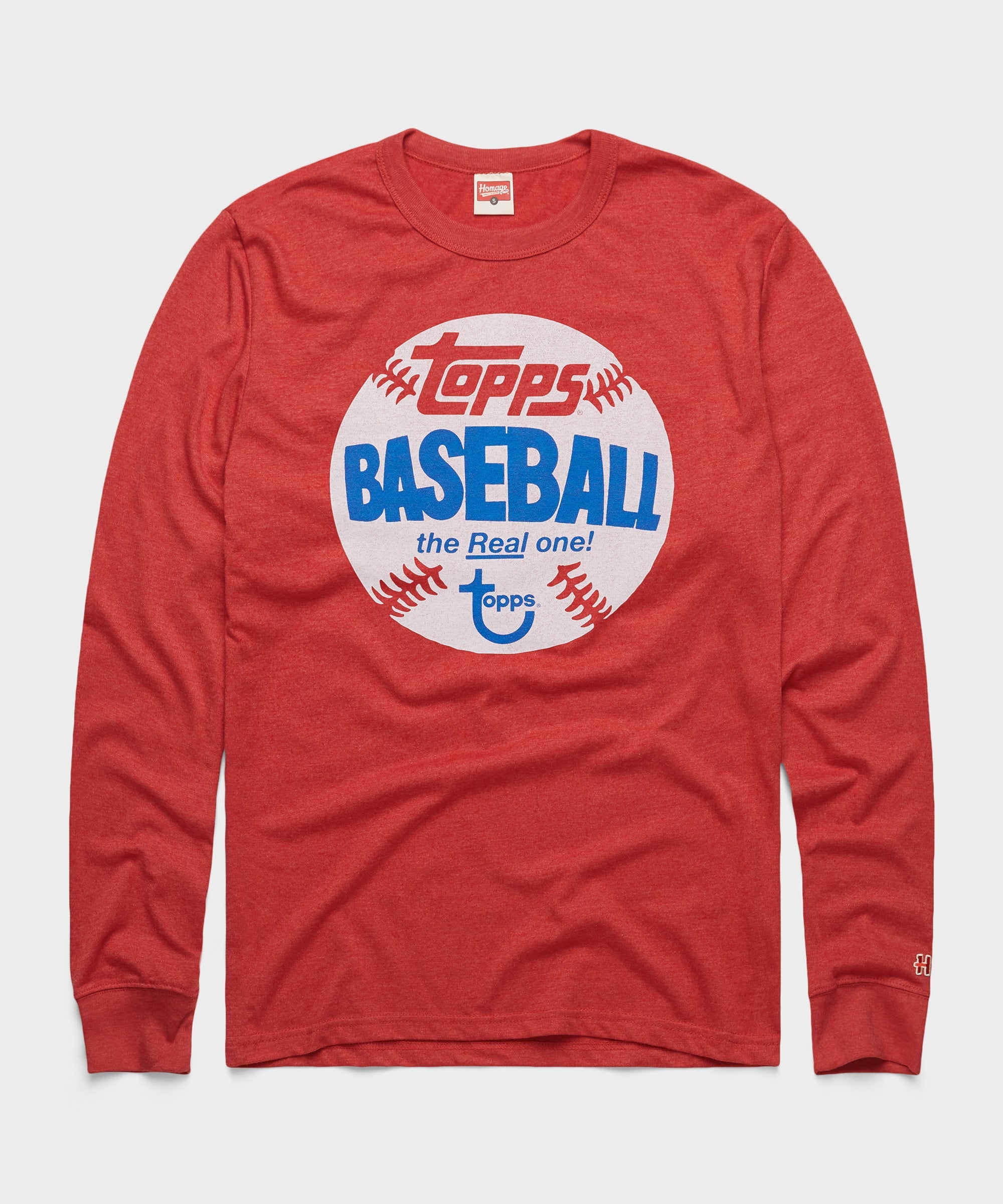 Topps Baseball The Real One Long Sleeve Tee | Topps Long Sleeve T-Shirt ...