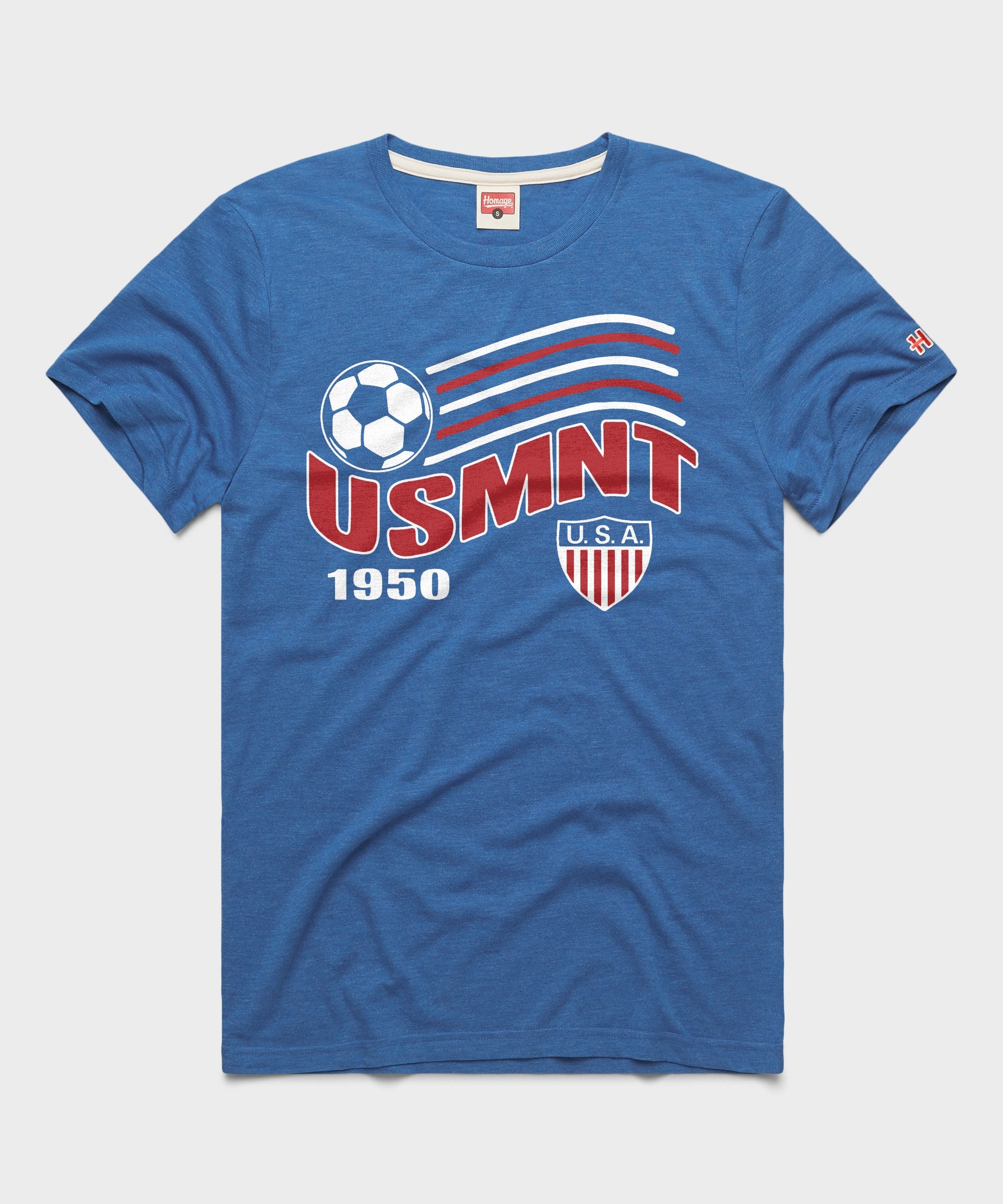 USMNT 1950 Crest Flag | Retro US Soccer T-Shirt – HOMAGE