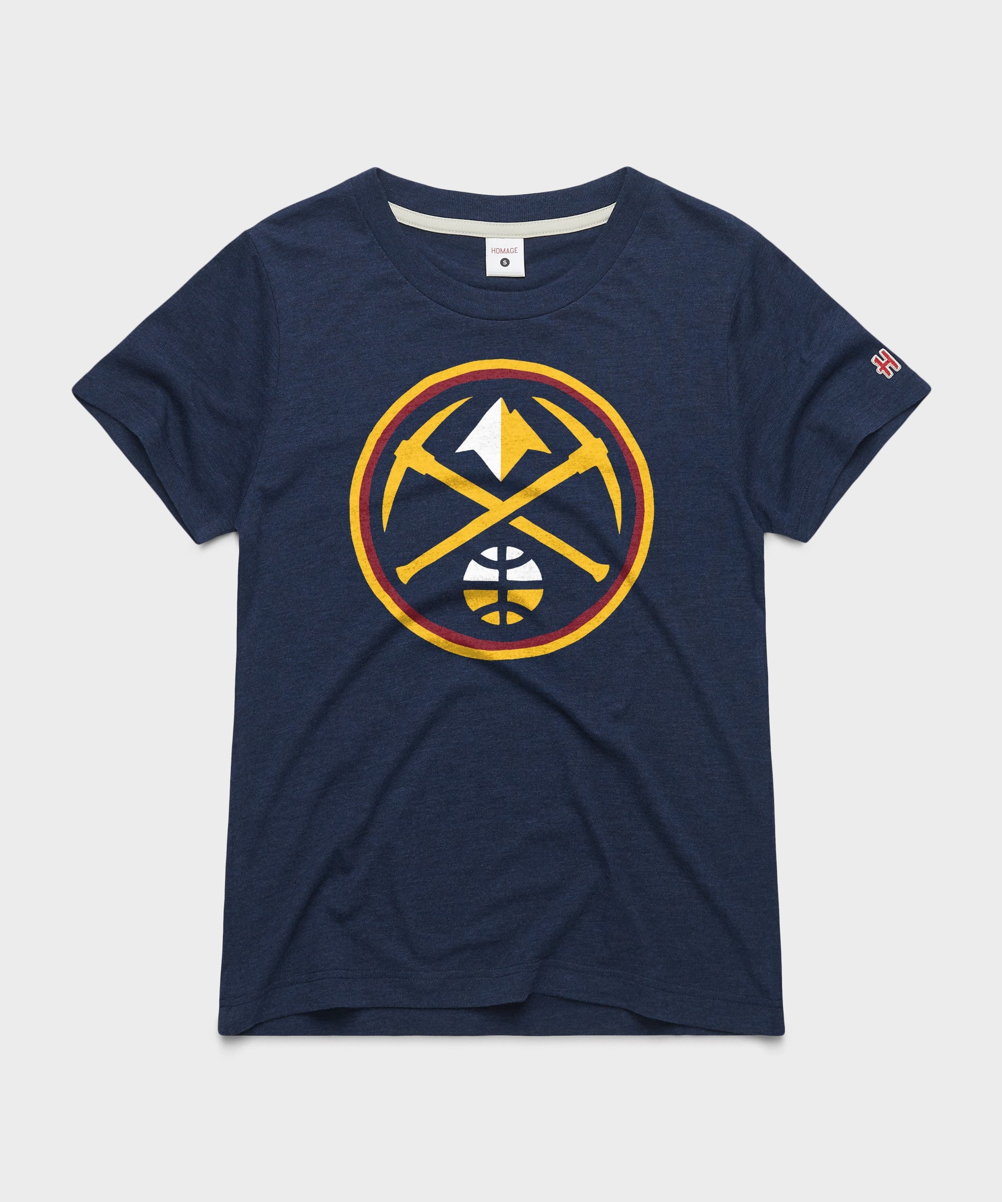Women's Denver Nuggets Logo | Women's NBA Logo T-Shirt – HOMAGE