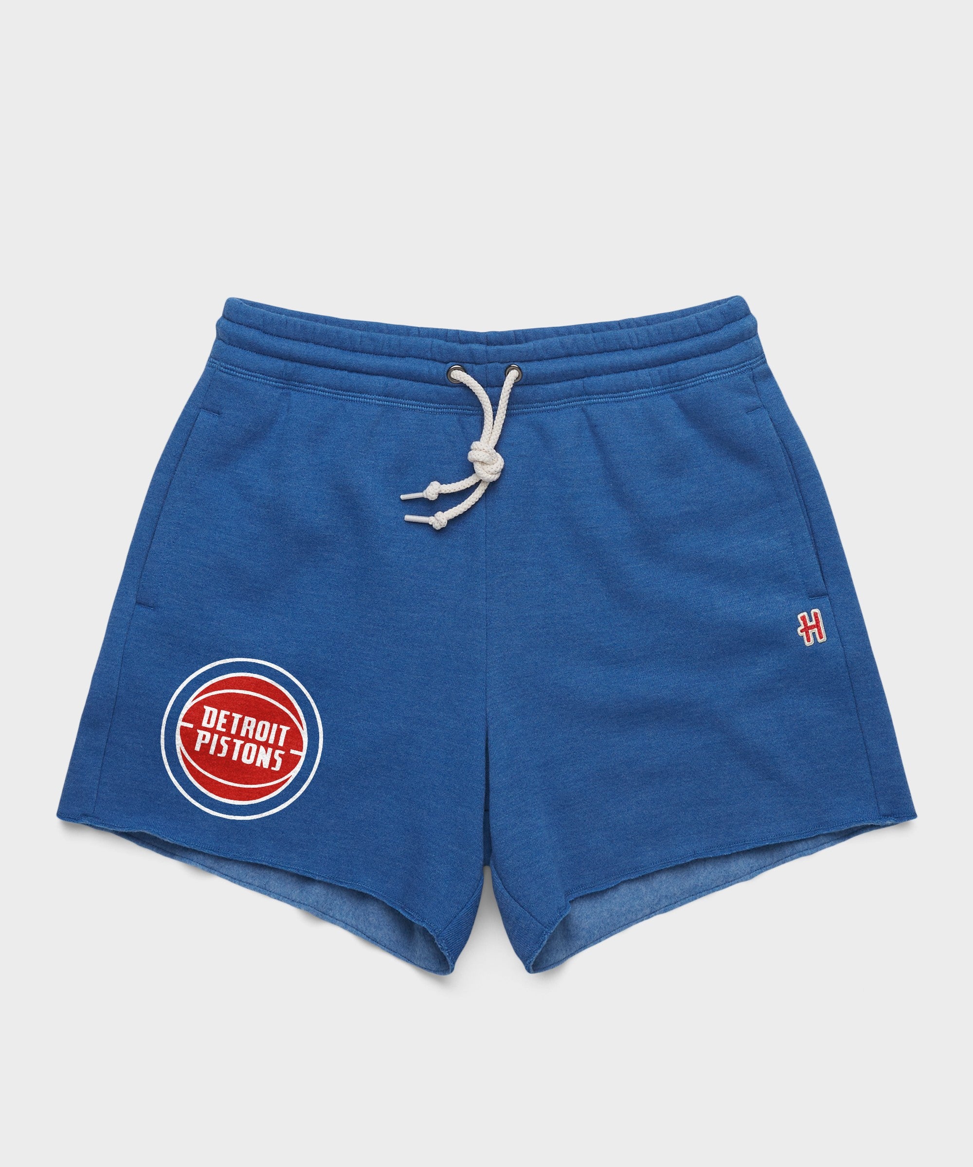 Women's Detroit Pistons Logo Sweat Shorts | Women's NBA Shorts – HOMAGE