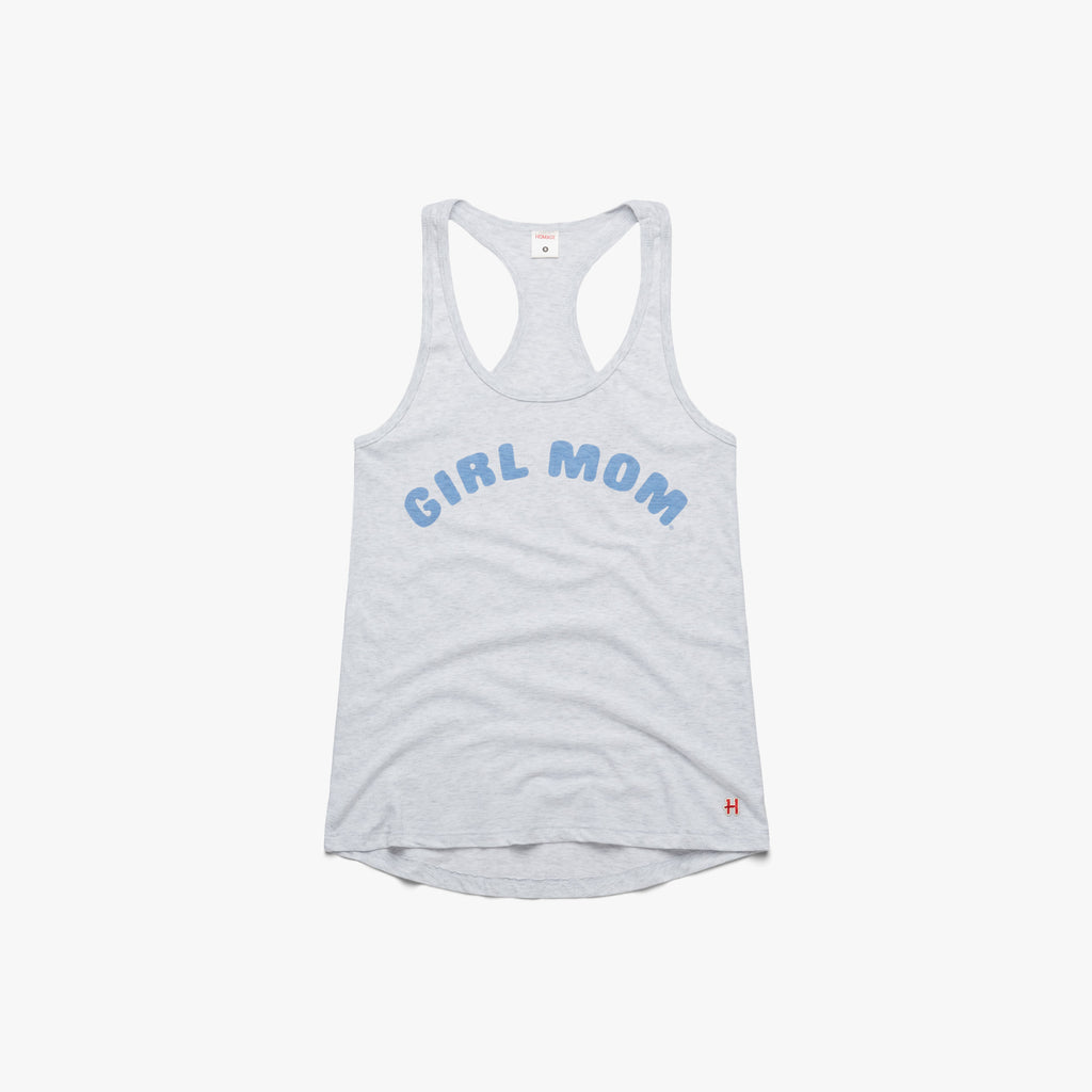 Women's Girl Mom Racerback | Retro Girl Mom Tank Top – HOMAGE