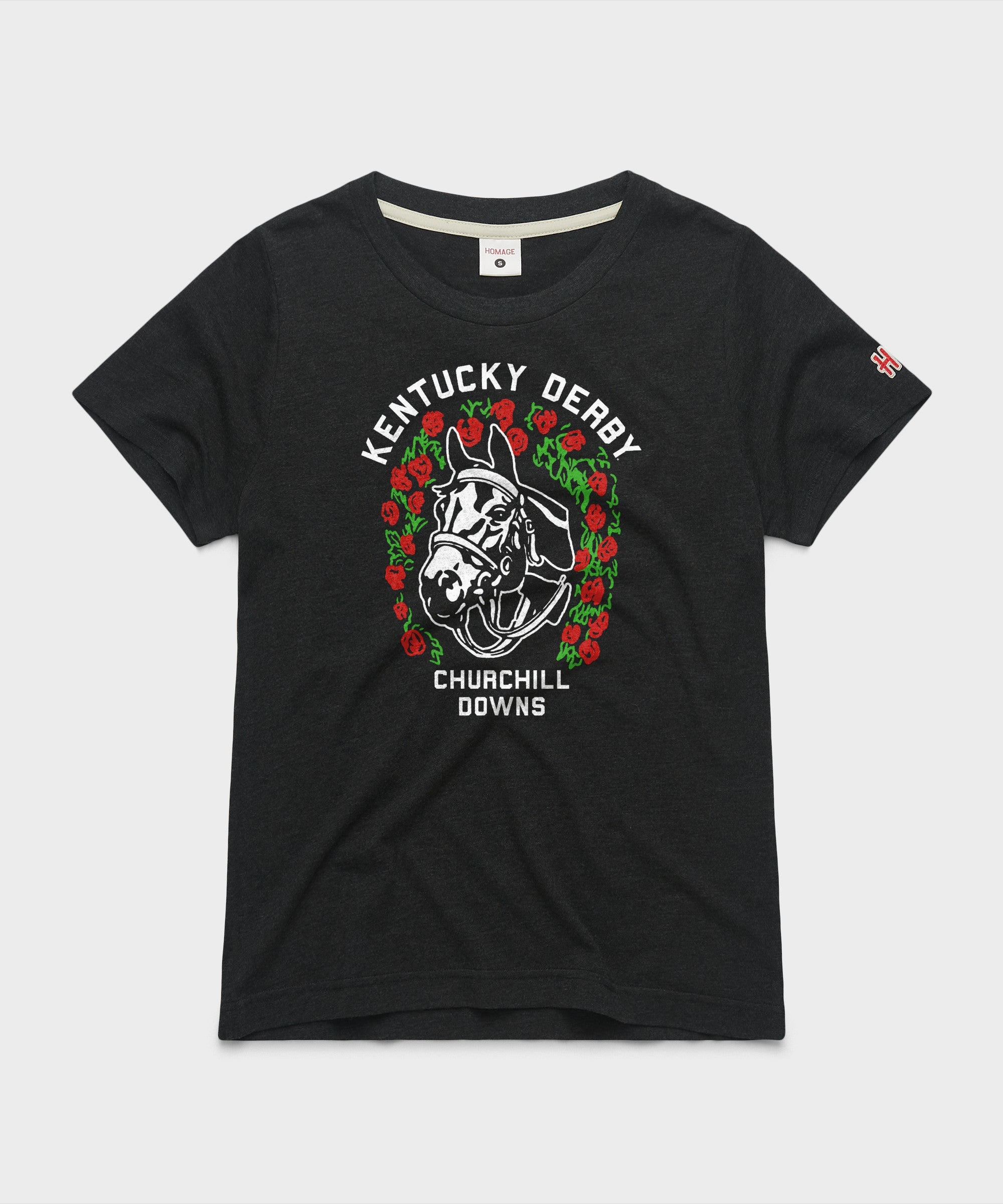 Women's Kentucky Derby Garland | Women's Retro Kentucky Derby T-Shirt ...