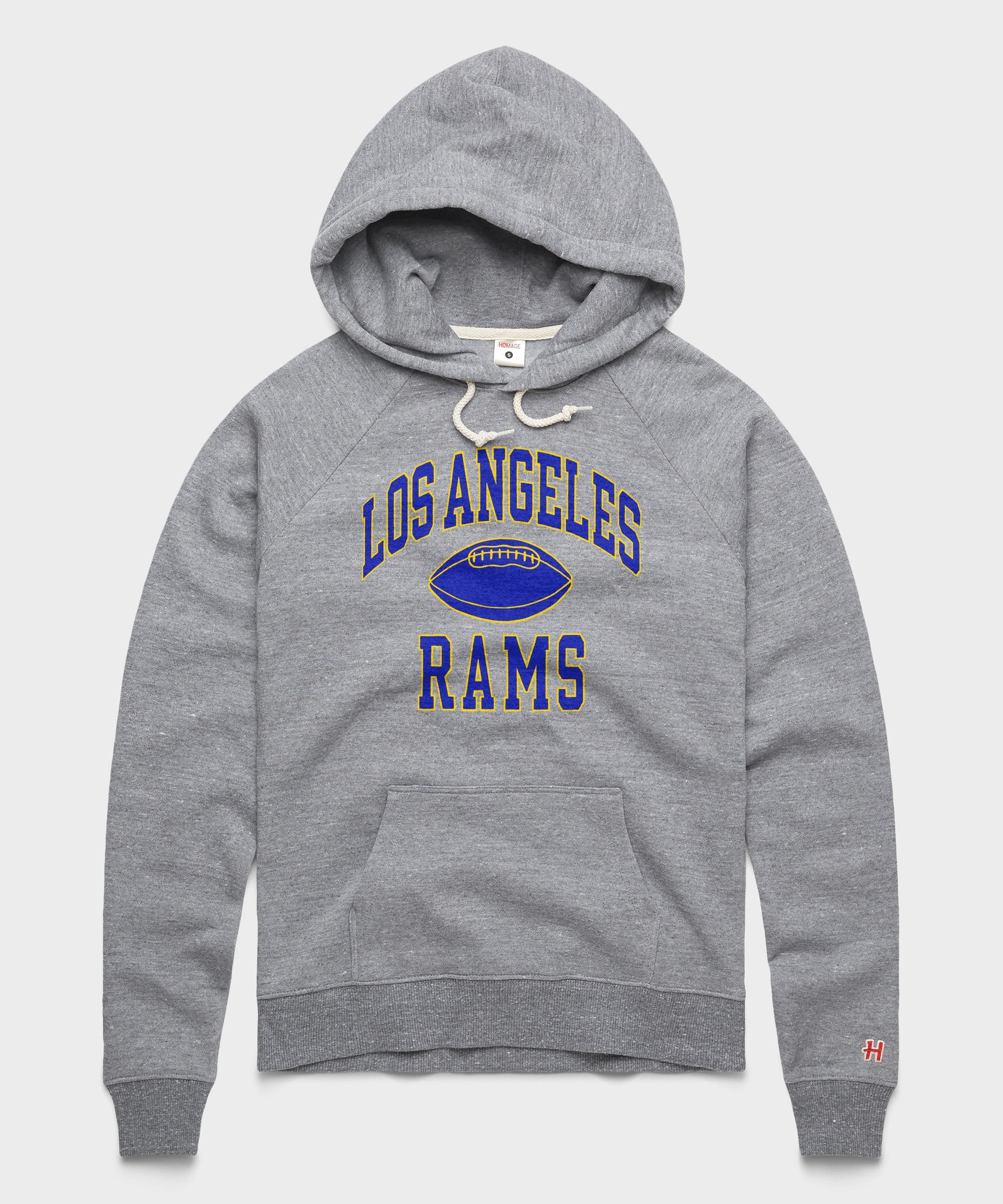 Women's Los Angeles Rams Gridiron Hoodie | Women's Retro NFL Hoodie ...