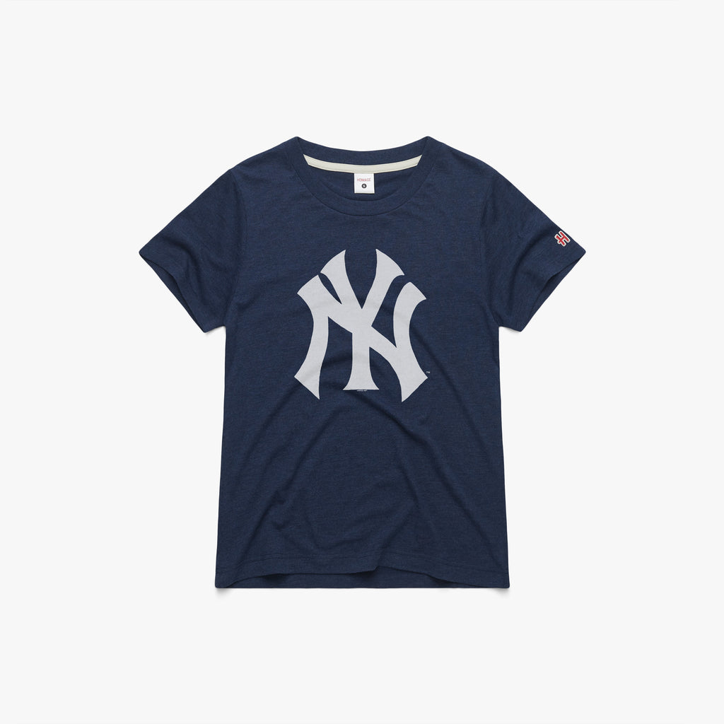 Women's New York Yankees Cap Logo '68 | Women's Retro MLB Logo T-Shirt ...