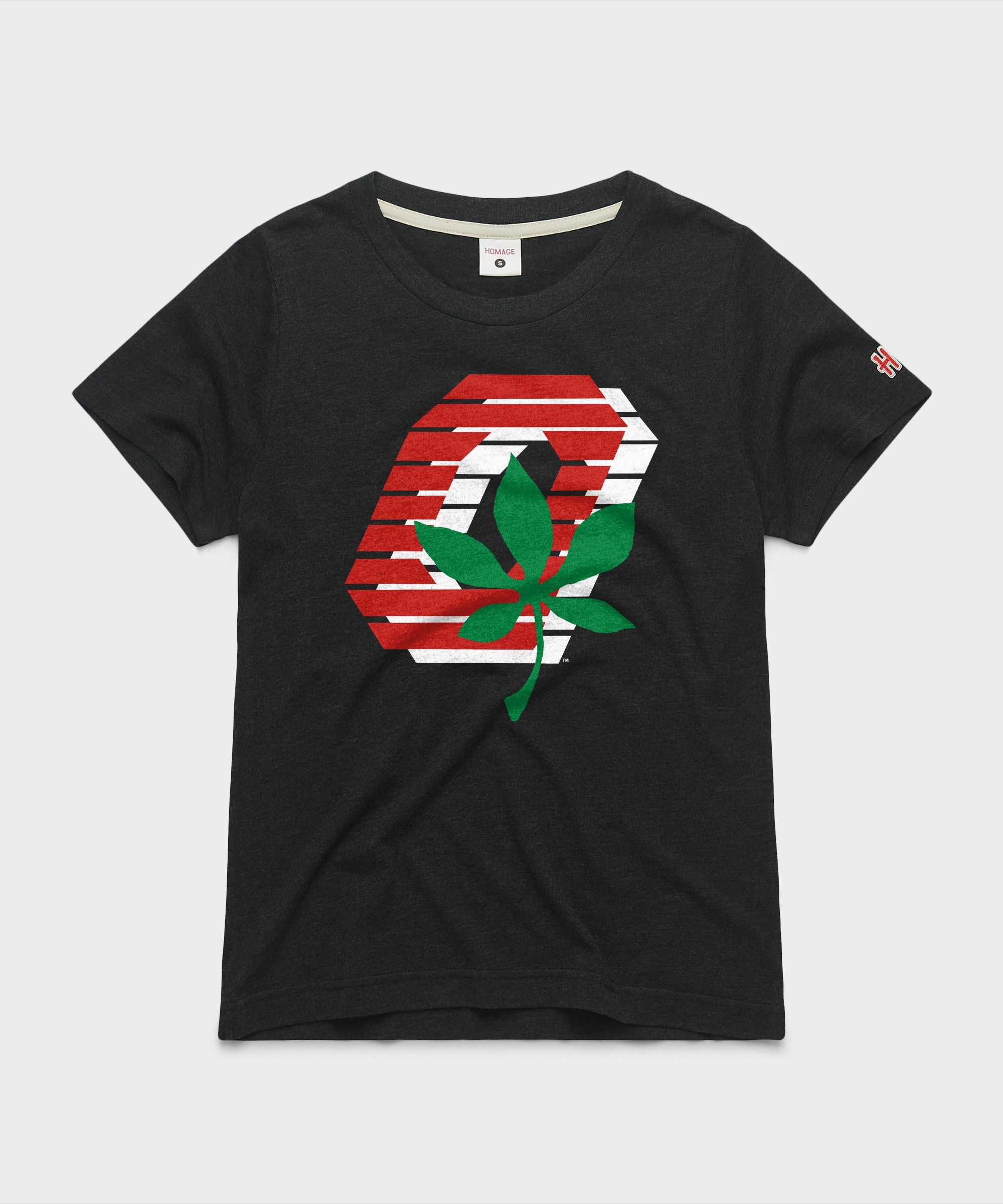 Women's Ohio State Buckeye Leaf | Retro OSU T-Shirt – HOMAGE