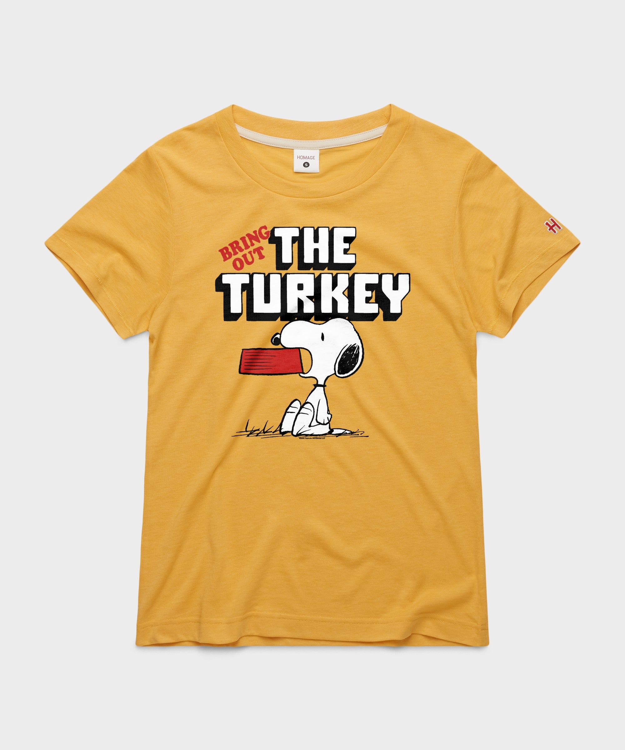 Women's Peanuts Snoopy Bring Out The Turkey | Women's Retro Charlie ...