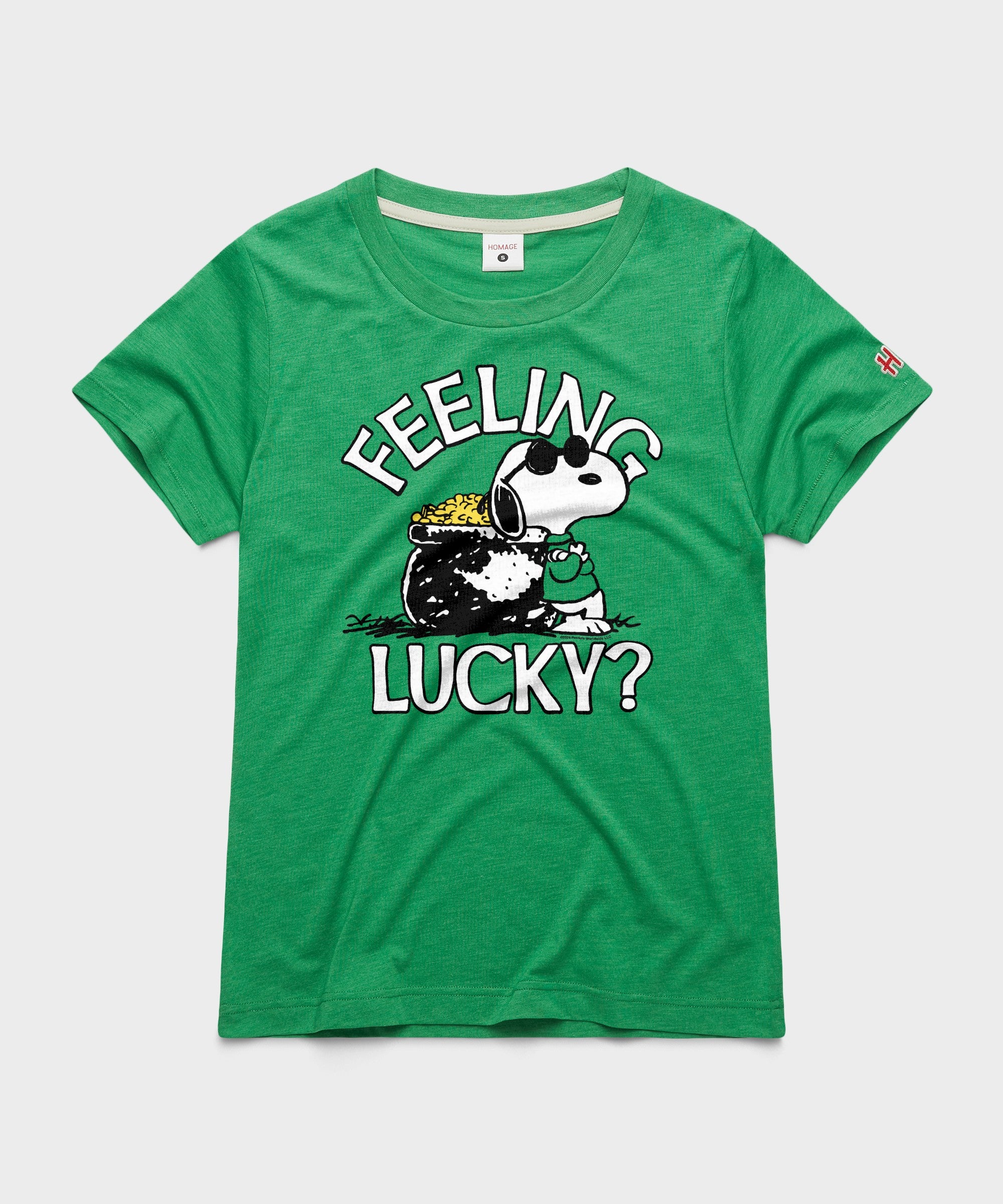 Women's Peanuts Snoopy Feeling Lucky – HOMAGE