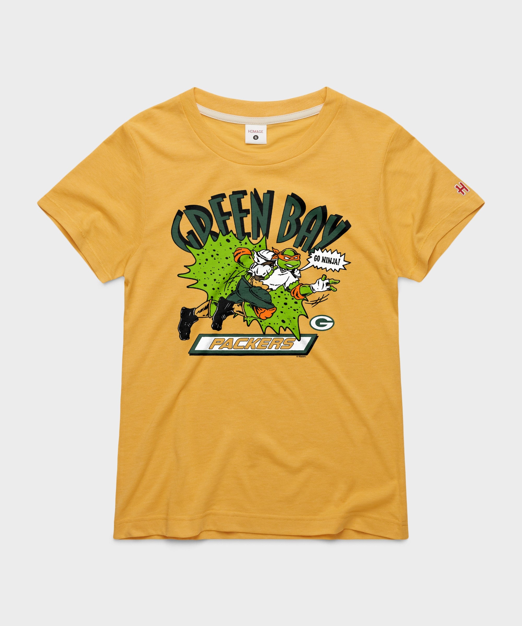 Women's TMNT Michelangelo x Green Bay Packers | Women's NFL T-Shirt ...
