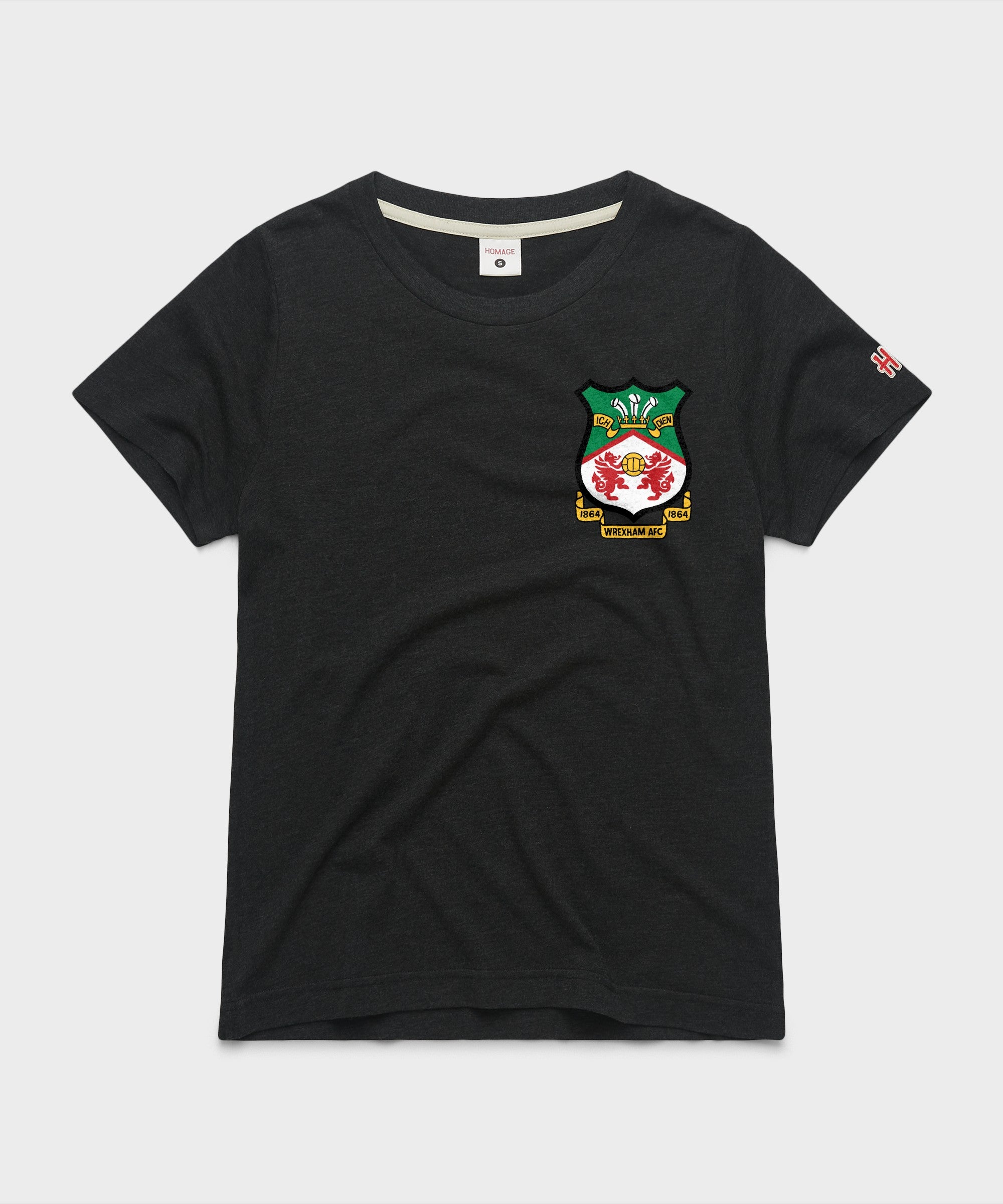 Women's Wrexham AFC Crest Left Chest | Ladies Retro English Football ...