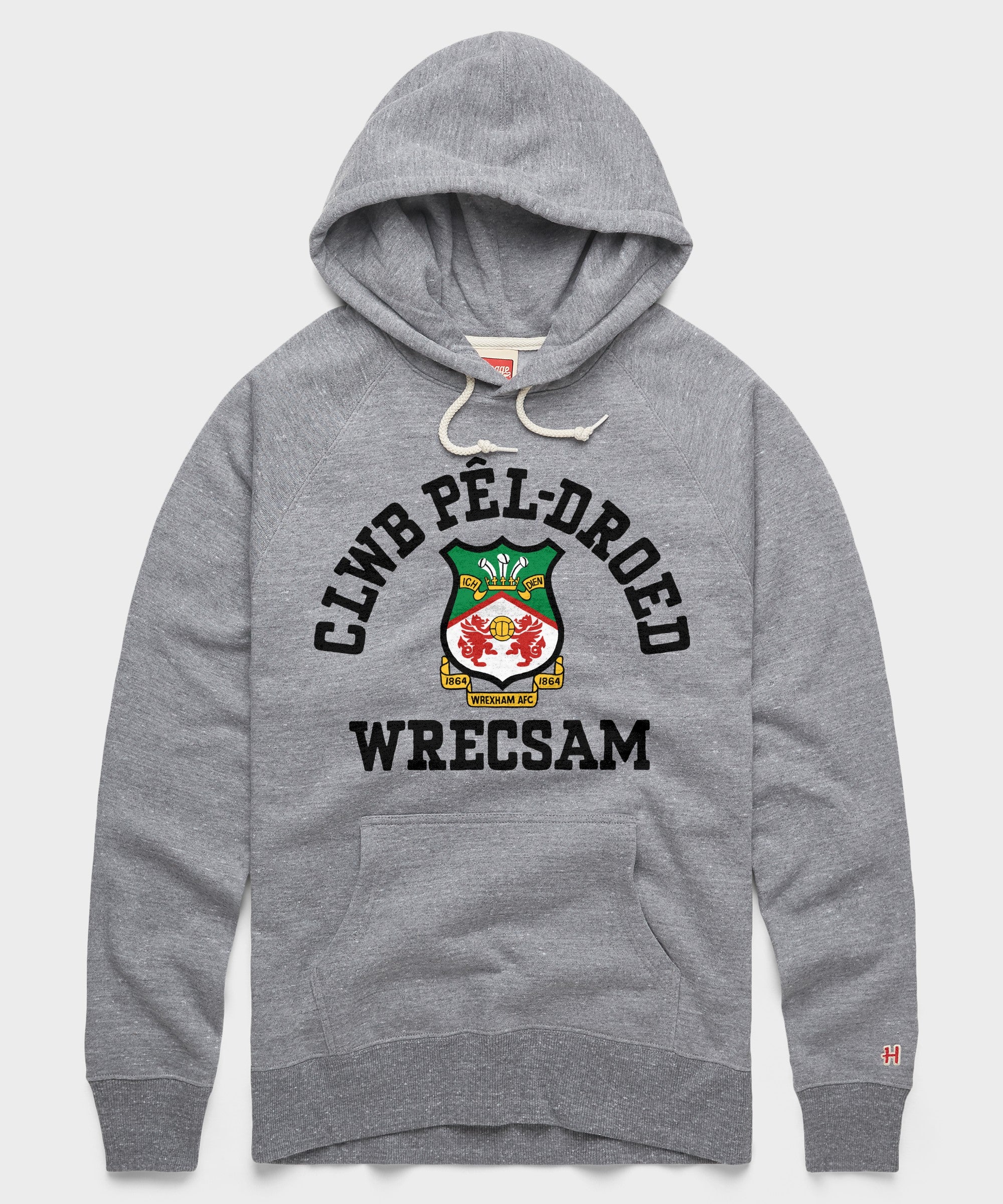 Wrexham AFC Crest Hoodie | Retro English Football Hoodie – HOMAGE