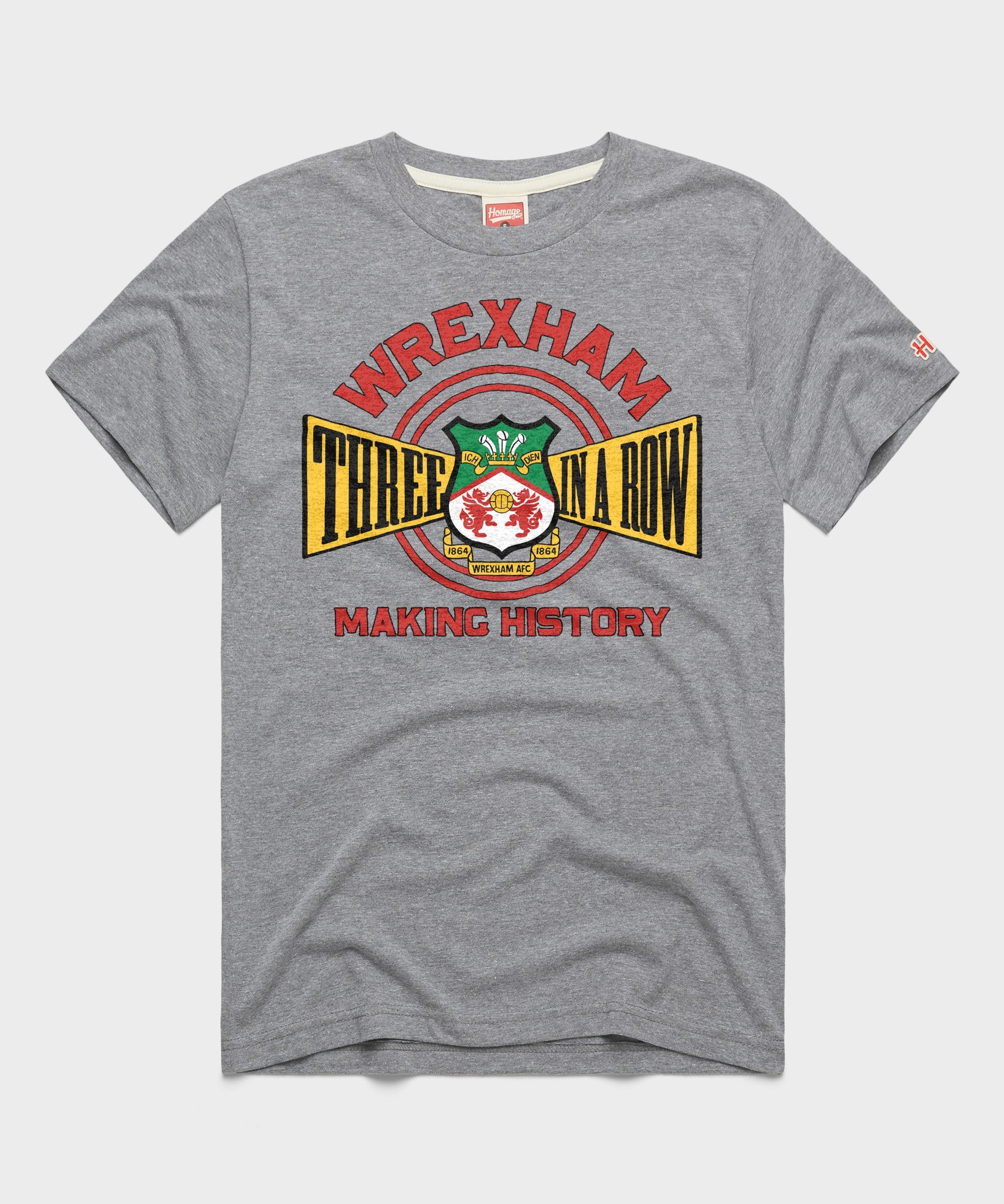 Wrexham AFC Three In A Row | Retro Futball T-Shirt – HOMAGE