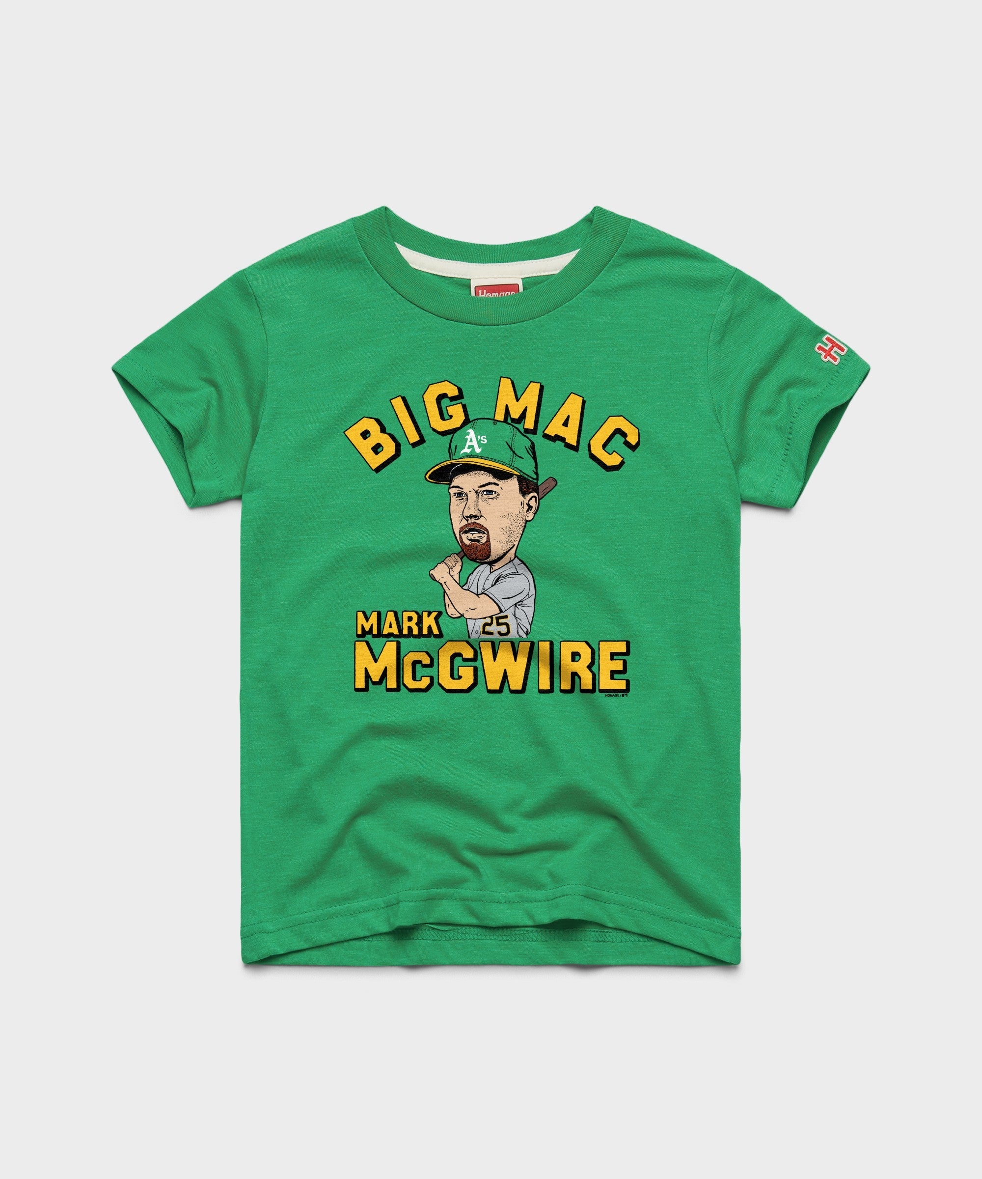 Oakland Athletics T-Shirt | Kids Mark McGwire MLB Gear – HOMAGE