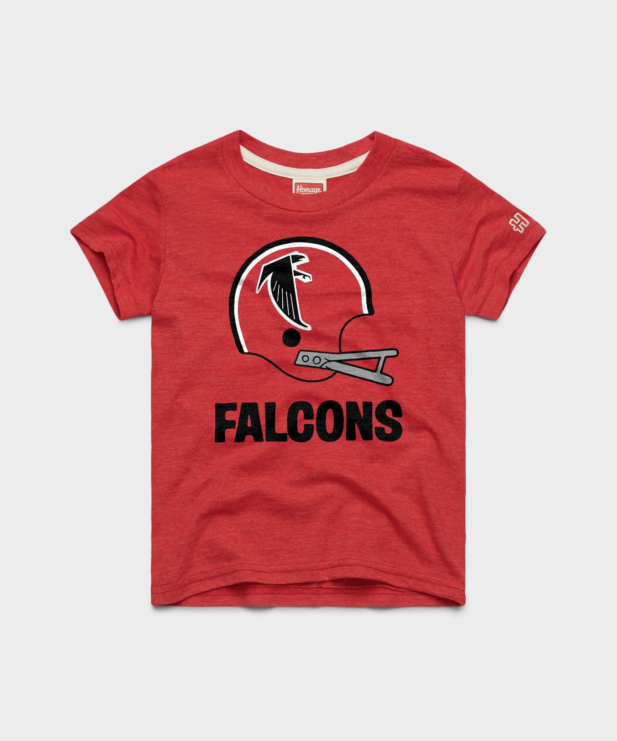 Youth Atlanta Falcons Big Helmet | Kids Retro Atlanta Falcons T-Shirt ...