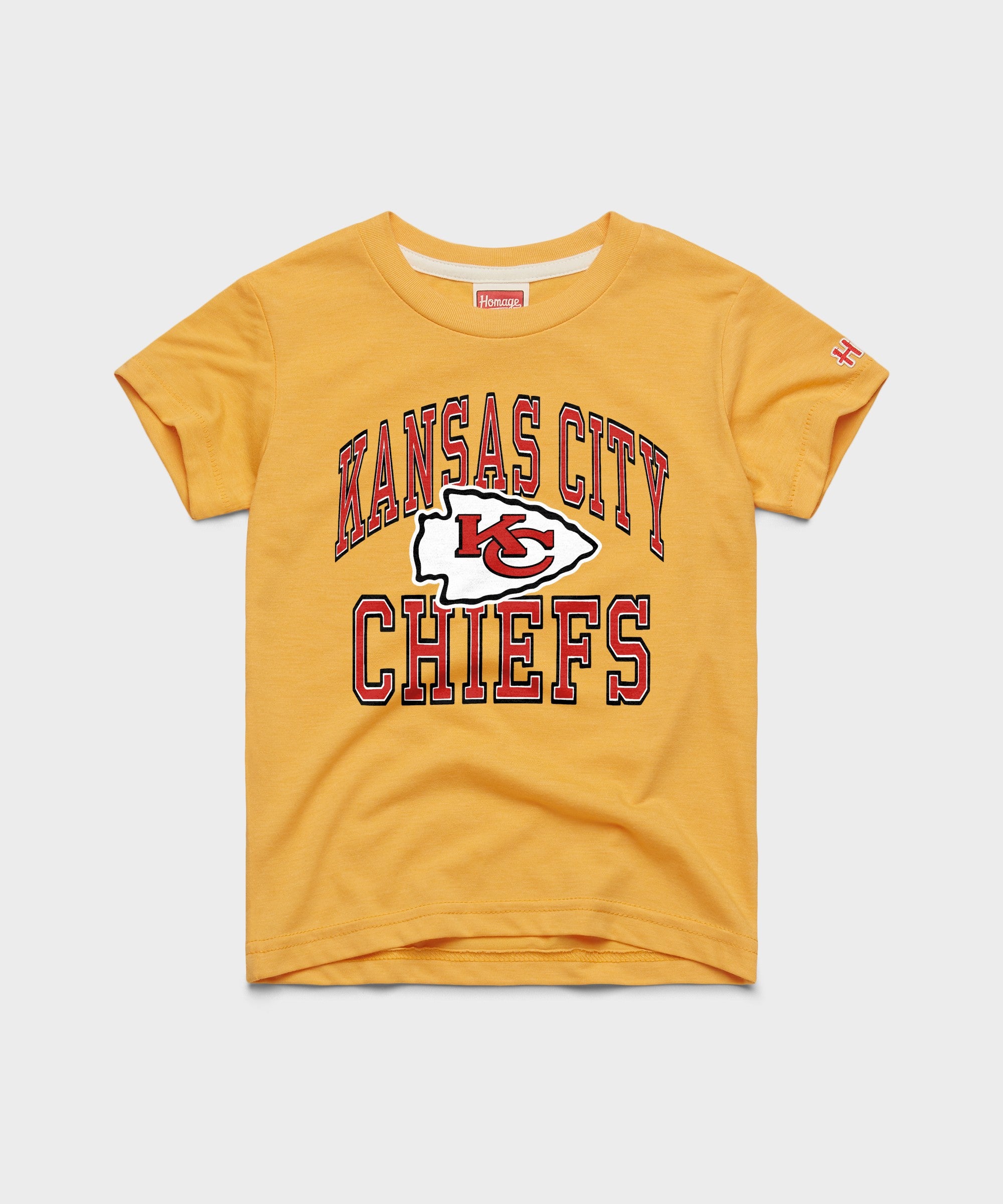 Youth Kansas City Chiefs Arch | Kids Retro NFL T-Shirt – HOMAGE