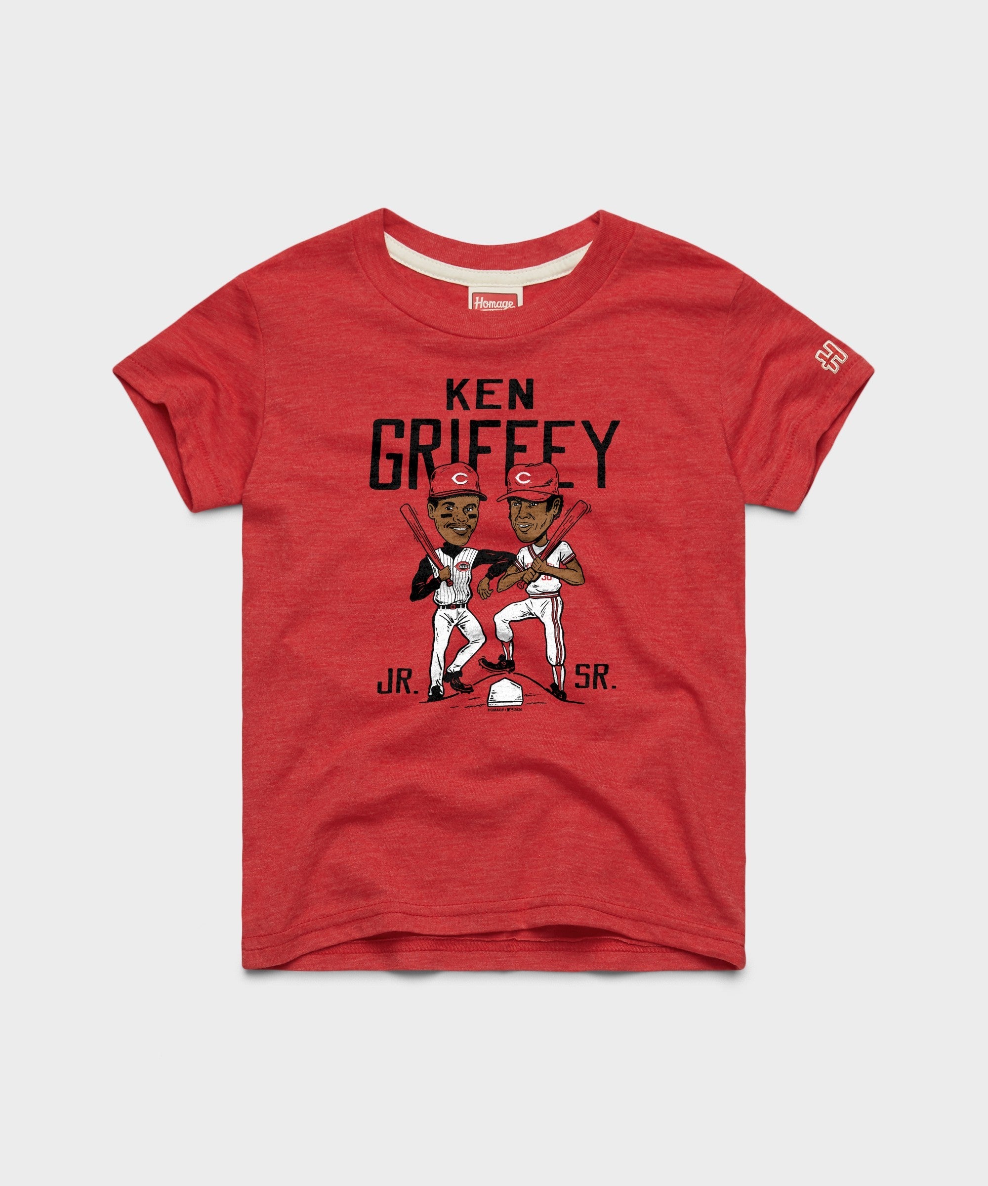 Cincinnati Reds T-Shirt | Kids Ken Griffey Sr. & Jr. MLB Gear – HOMAGE