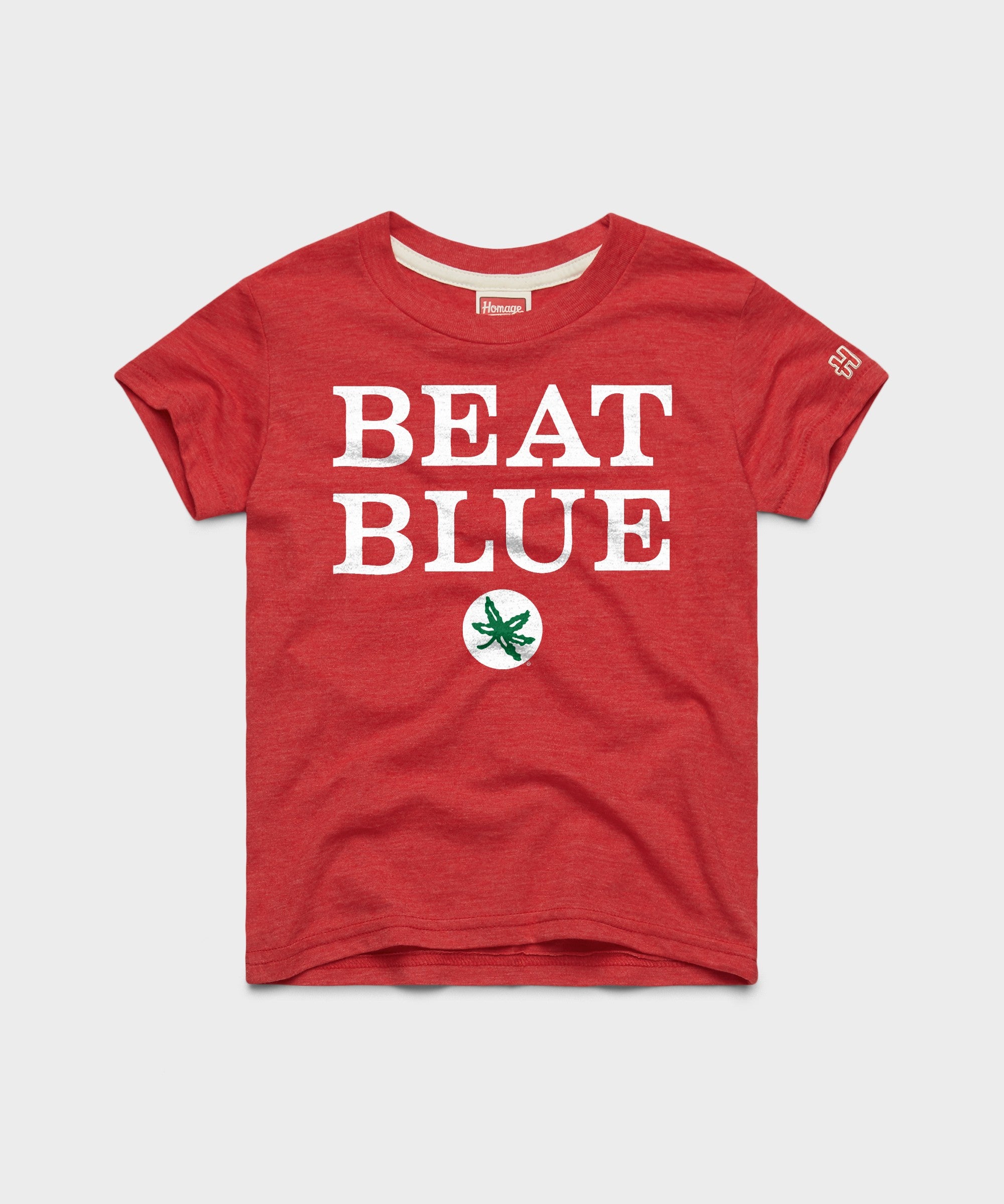 Youth Ohio State Beat Blue | Kids Retro OSU T-Shirt – HOMAGE