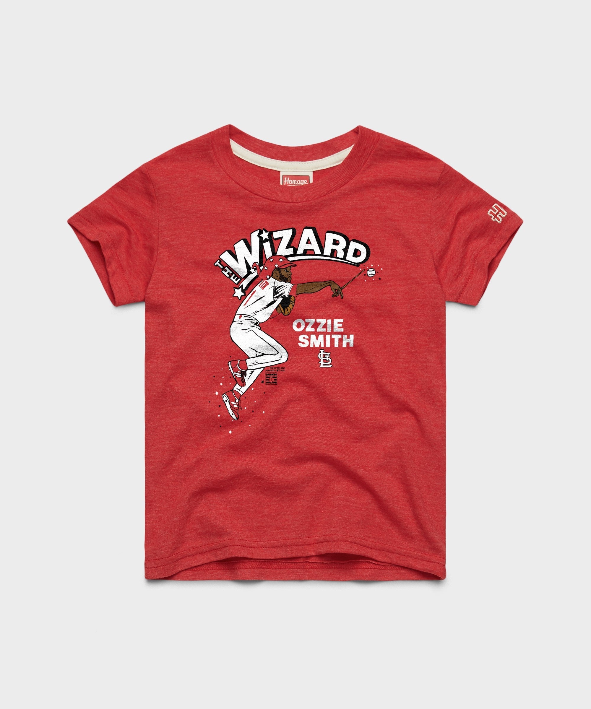 St. Louis Cardinals T-Shirt | Kids Ozzie Smith MLB Gear – HOMAGE