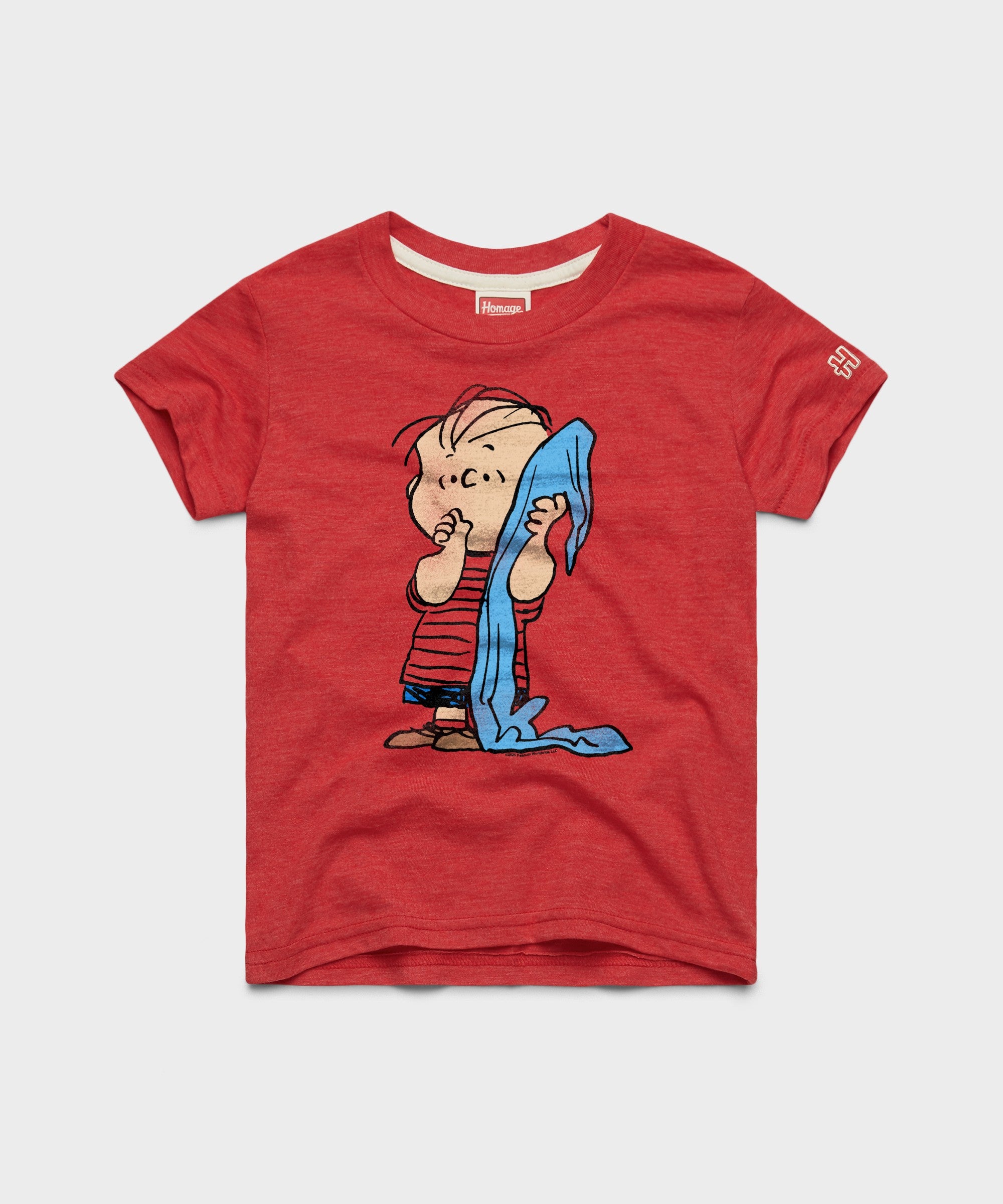 Youth Peanuts Linus Character | Kids Retro Peanuts T-Shirt – HOMAGE