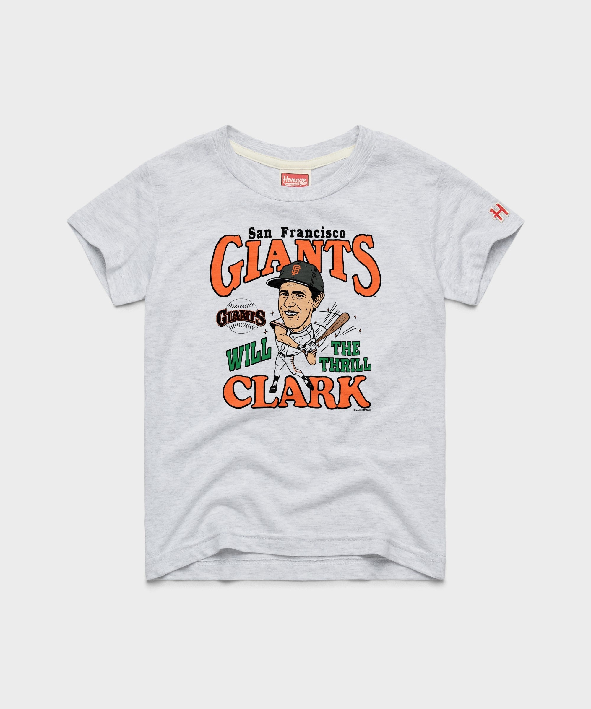 San Francisco Giants T-Shirt | Kids Will Clark MLB Gear – HOMAGE