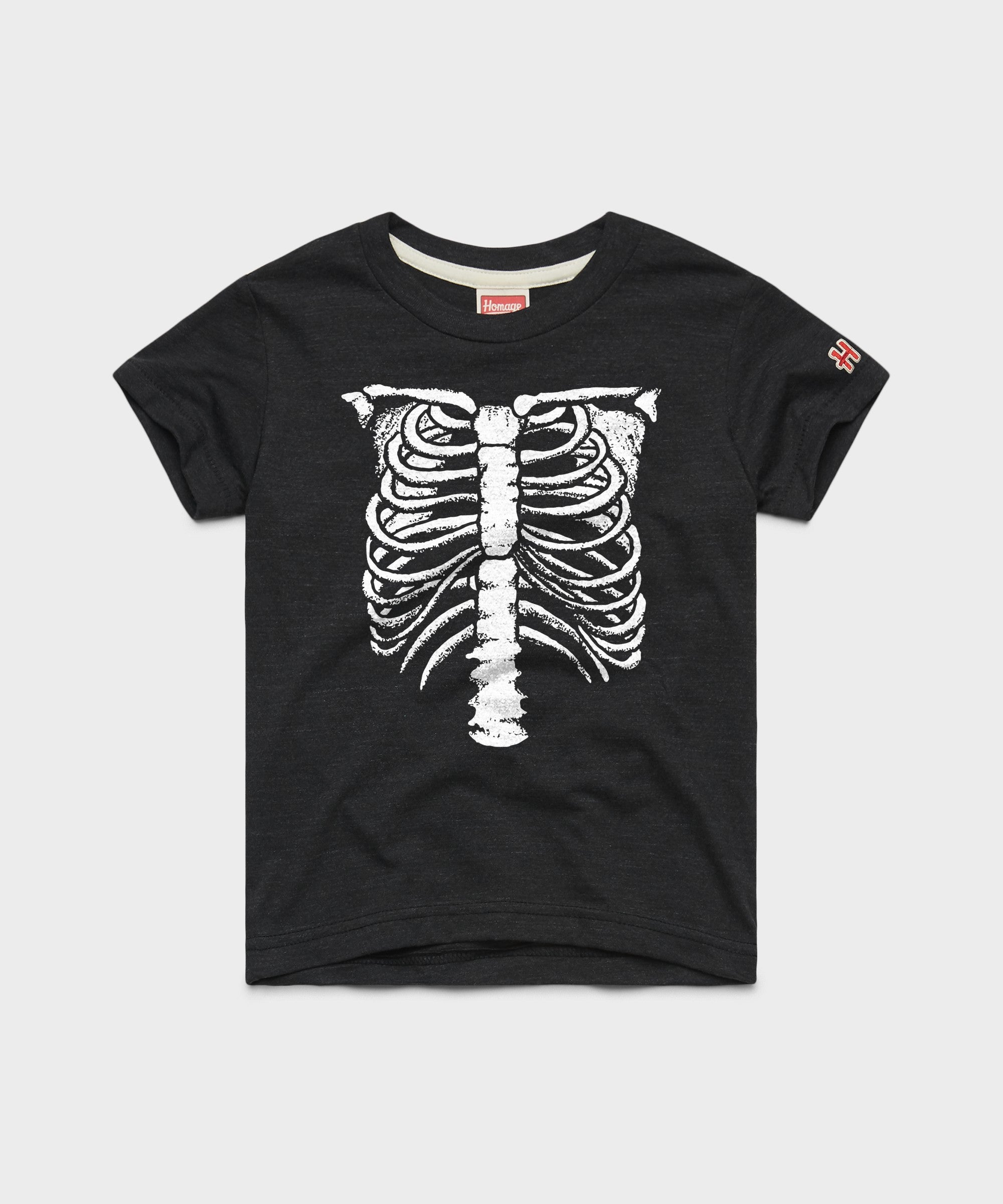 Youth Skeleton | Kids Retro Halloween Costume T-Shirt – HOMAGE