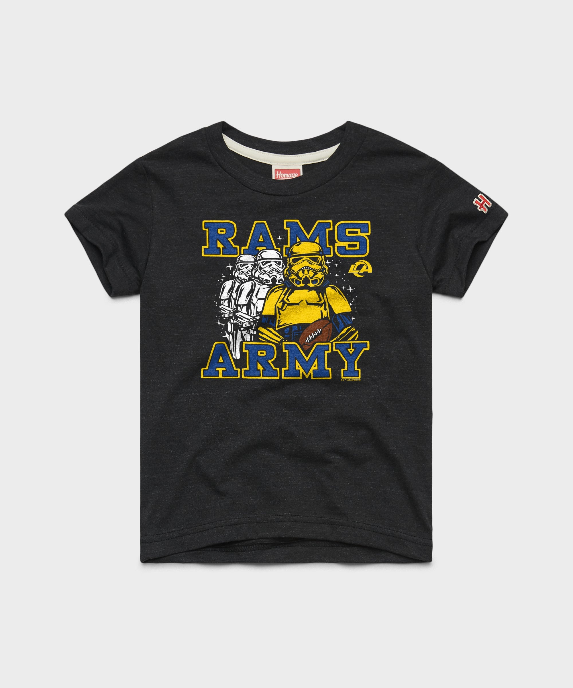 Youth Star Wars x Los Angeles Rams Dark Side | Retro NFL T-Shirt – HOMAGE