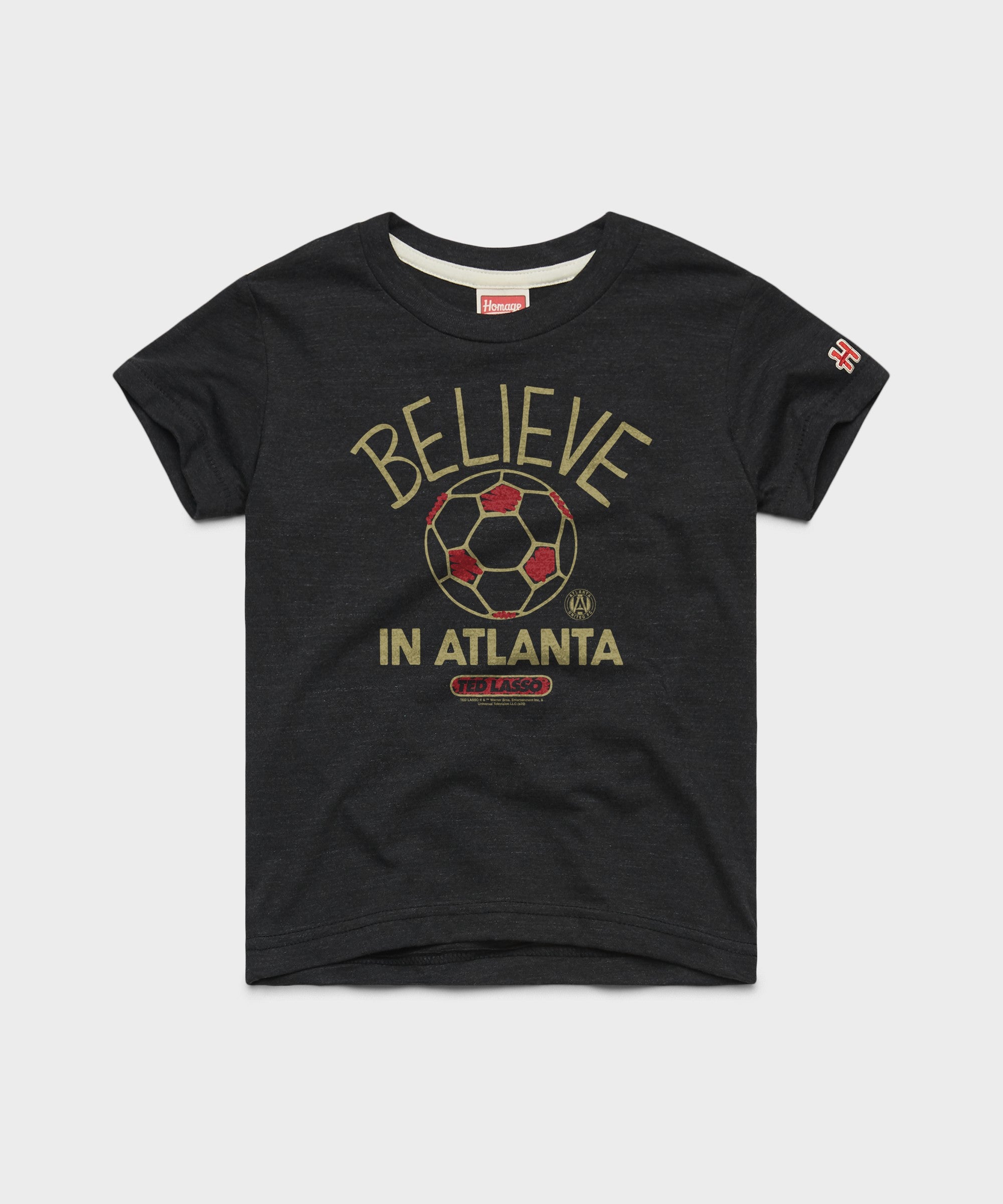 Youth Ted Lasso Believe x Atlanta United | Kids Retro MLS T-Shirt – HOMAGE
