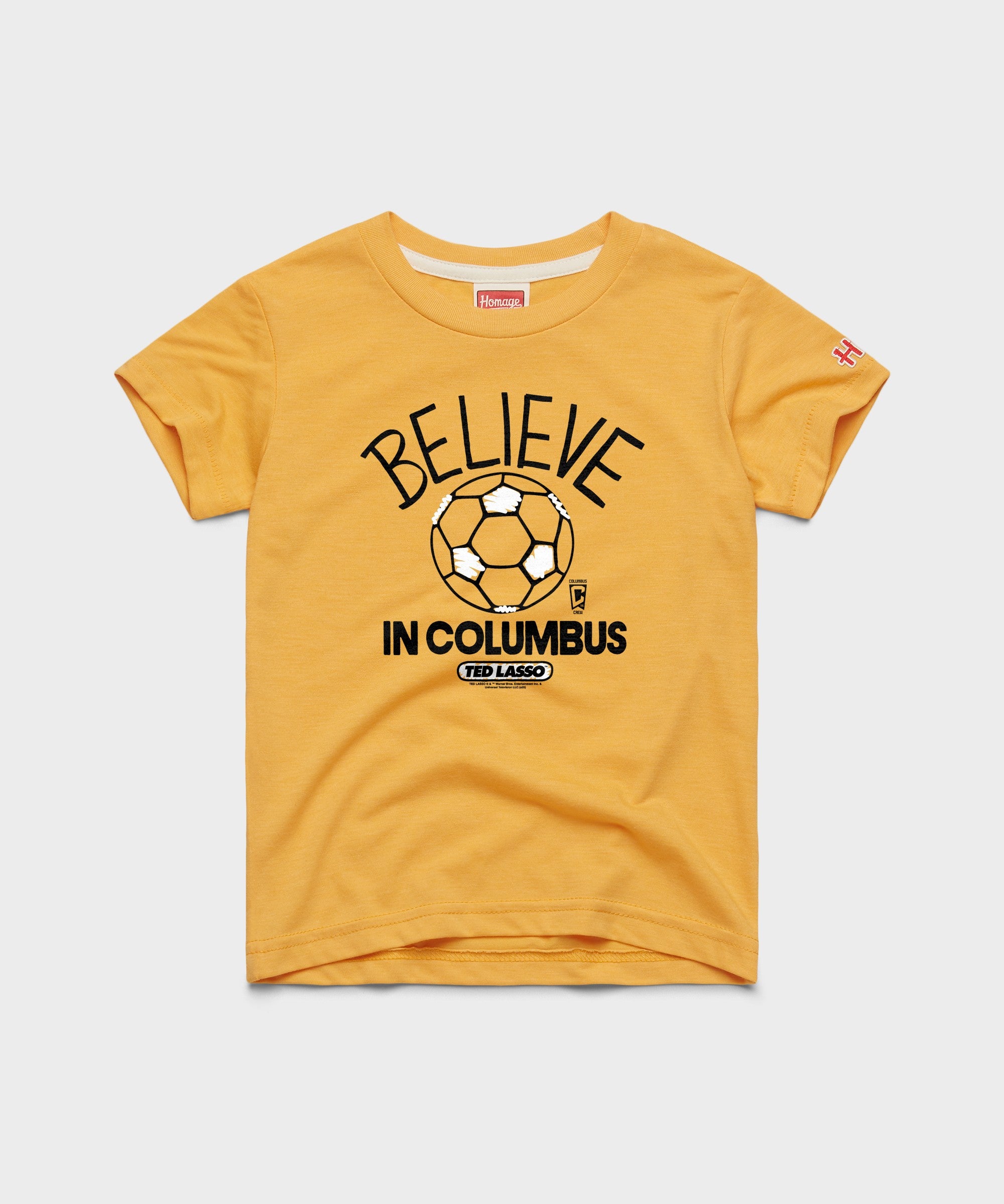 Youth Ted Lasso Believe x Columbus Crew | Kids Retro MLS T-Shirt – HOMAGE
