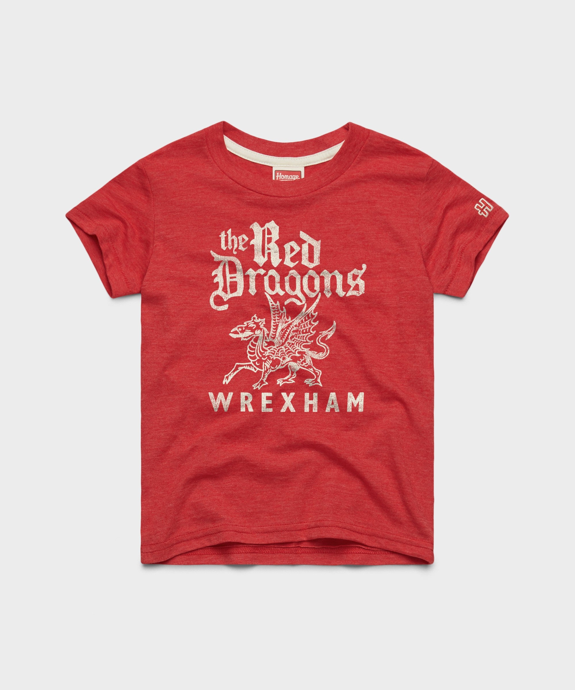 Youth The Red Dragons Wrexham AFC | Kids Retro English Football T-Shirt ...