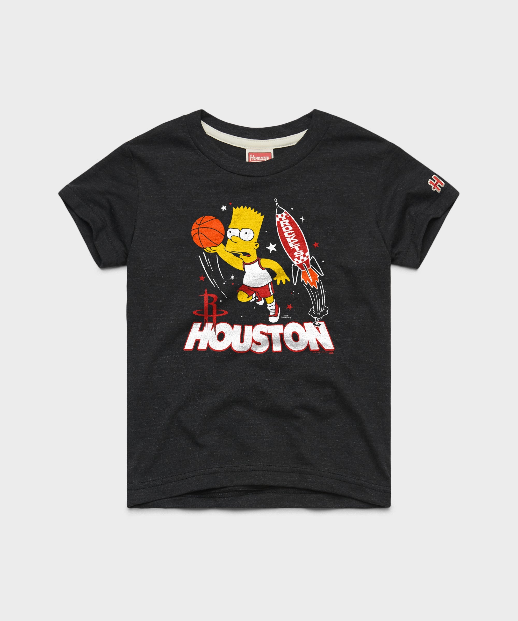 Youth The Simpsons Bart x Houston Rockets | Kids NBA T-Shirt – HOMAGE