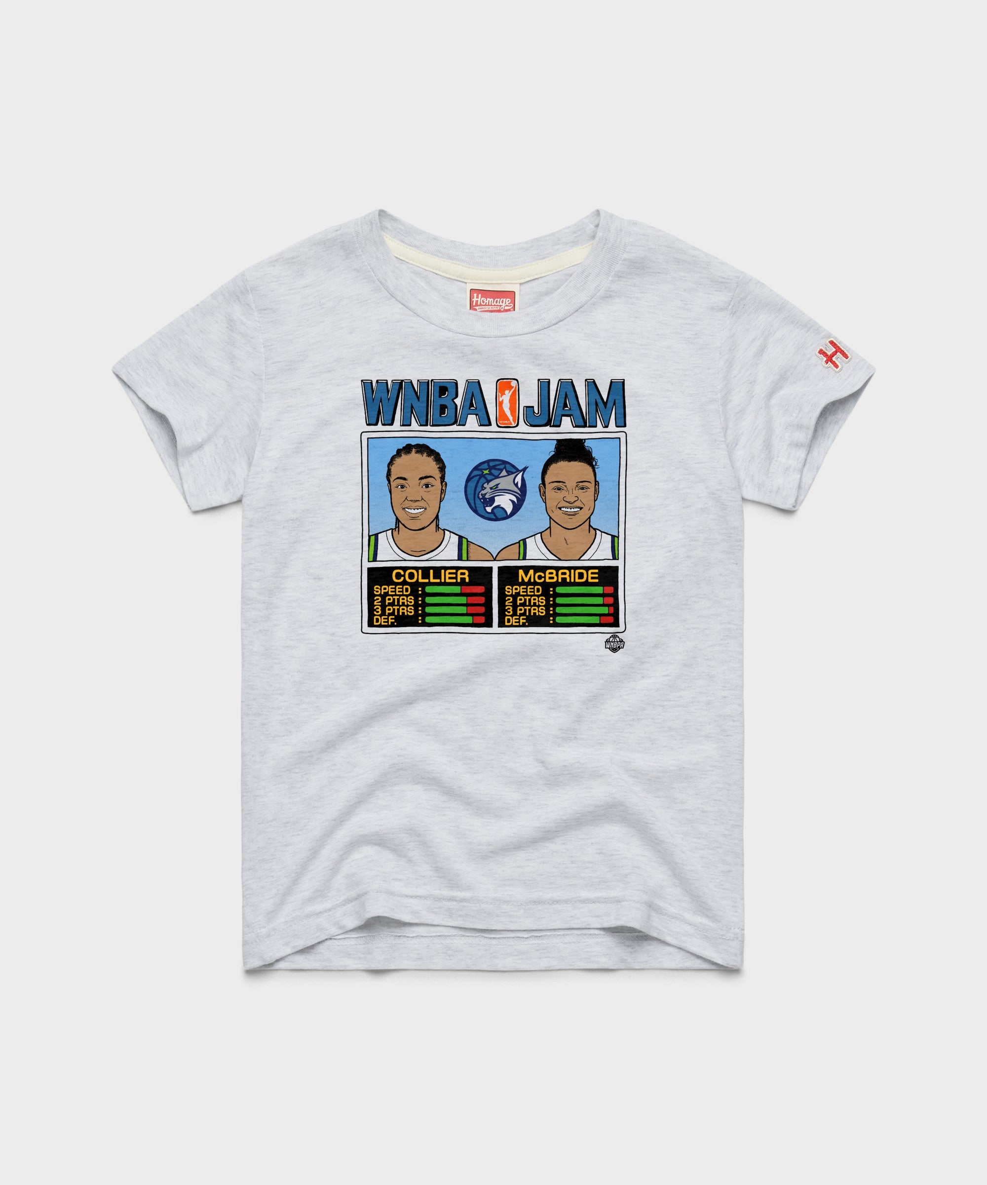 Youth WNBA Jam Lynx Collier And McBride | Kids Retro WNBA T-Shirt – HOMAGE
