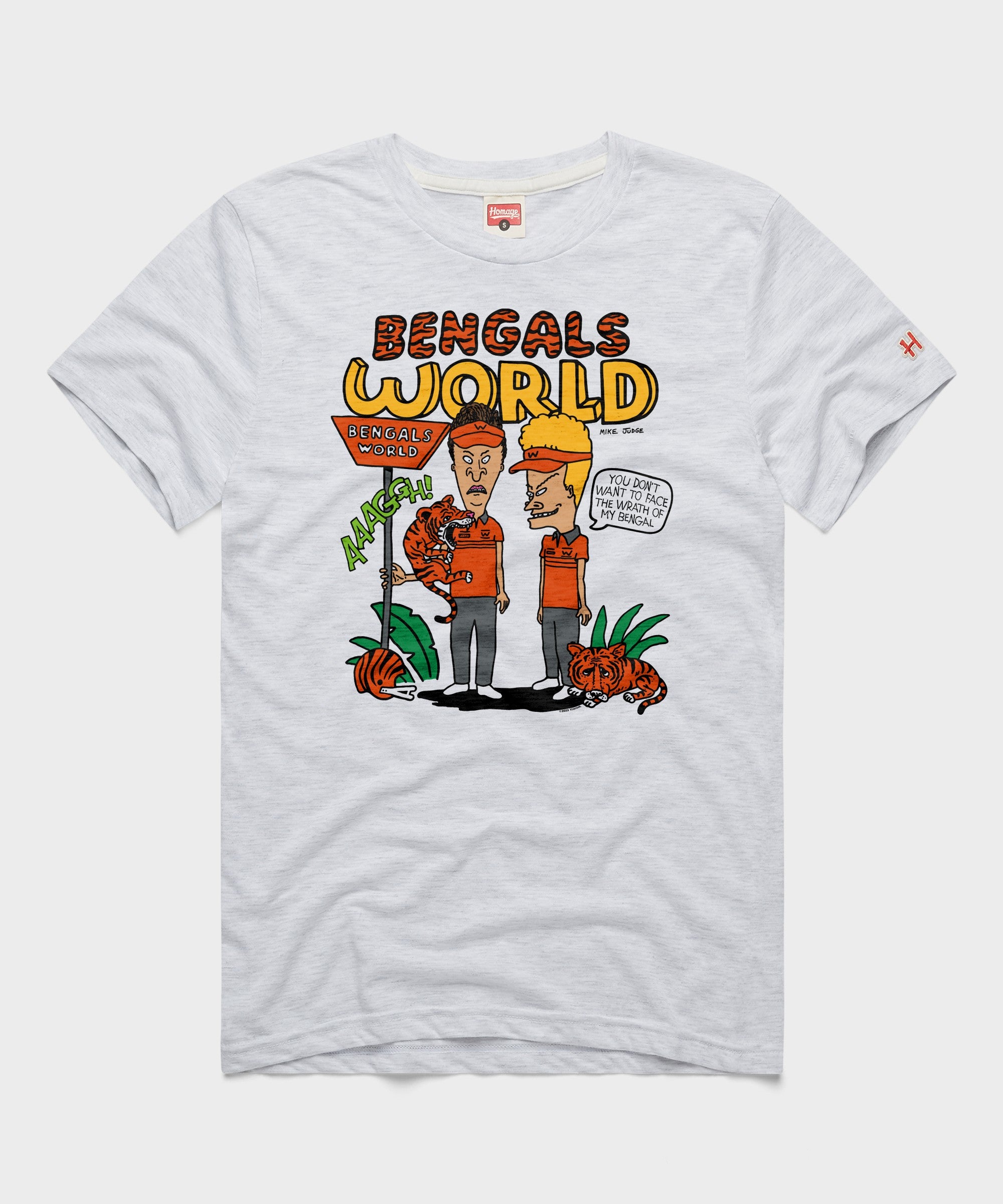 Beavis And Butt-Head X Cincinnati Bengals World | Retro NFL MTV T-Shirt ...