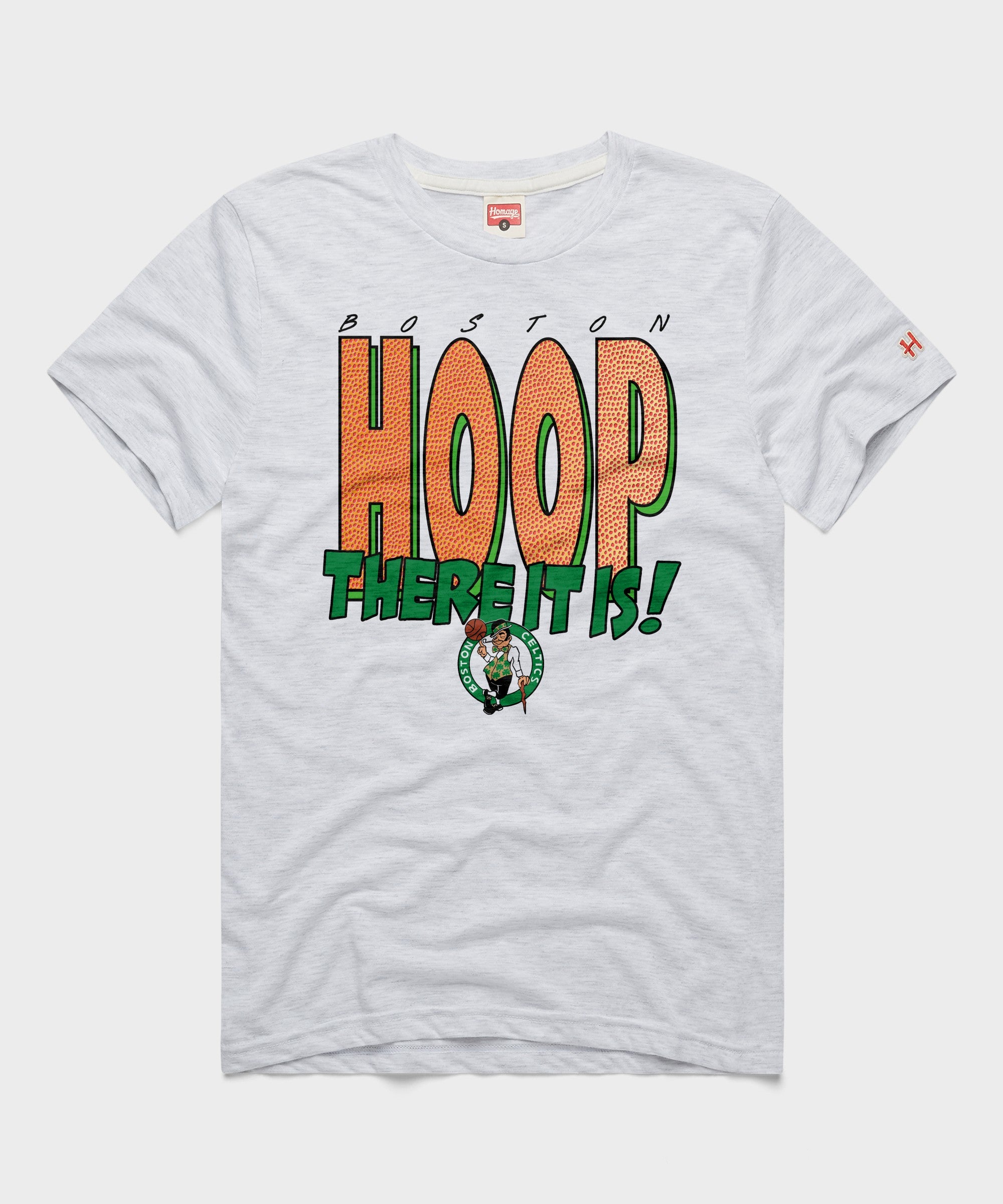 Boston Celtics Hoop There It Is | Retro Boston Celtics T-Shirt – HOMAGE