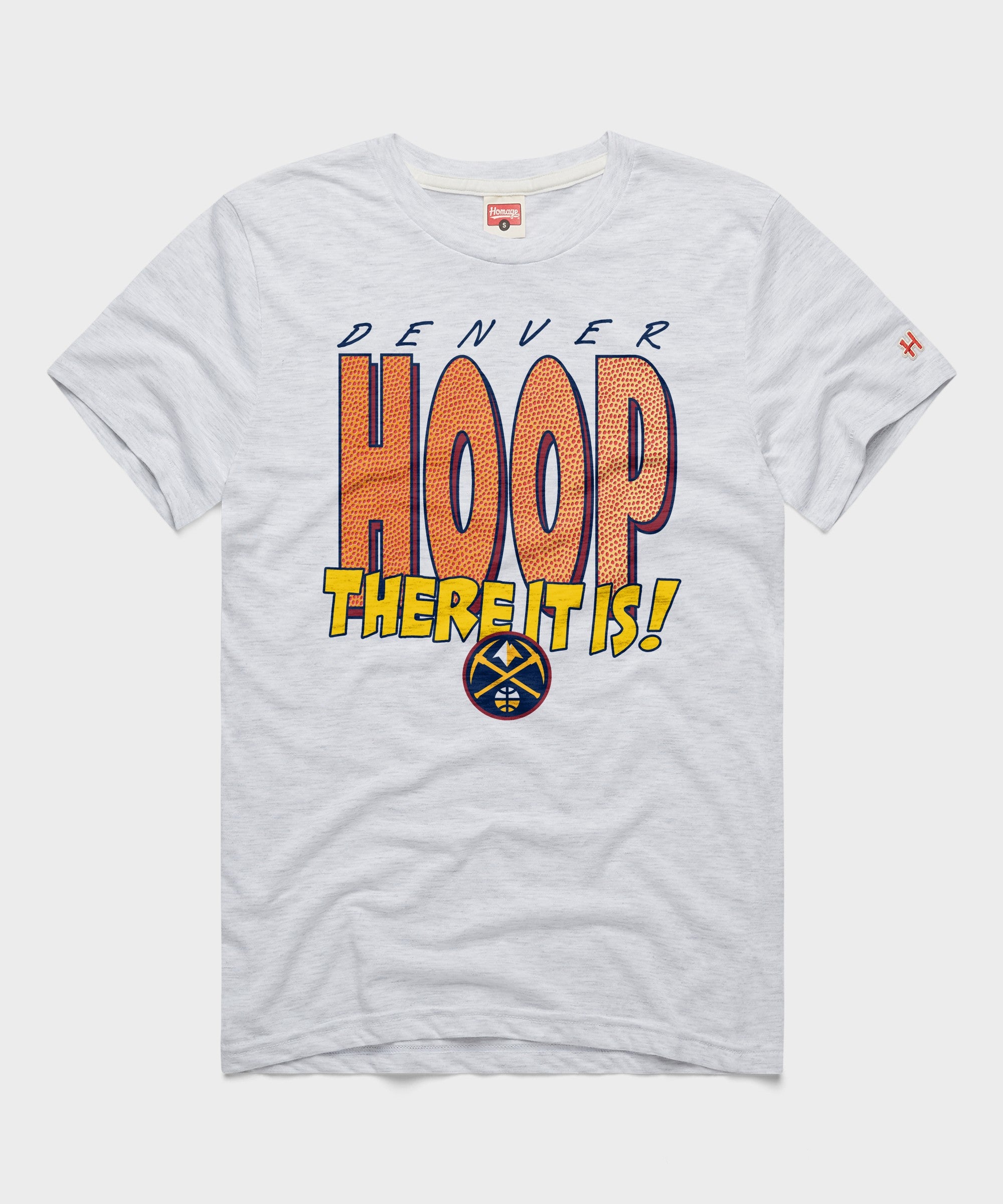 Denver Nuggets Hoop There It Is | Retro Denver Nuggets T-Shirt – HOMAGE